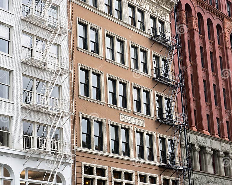 Portland Classical Architecture Stock Photo - Image of heritage, 19th ...