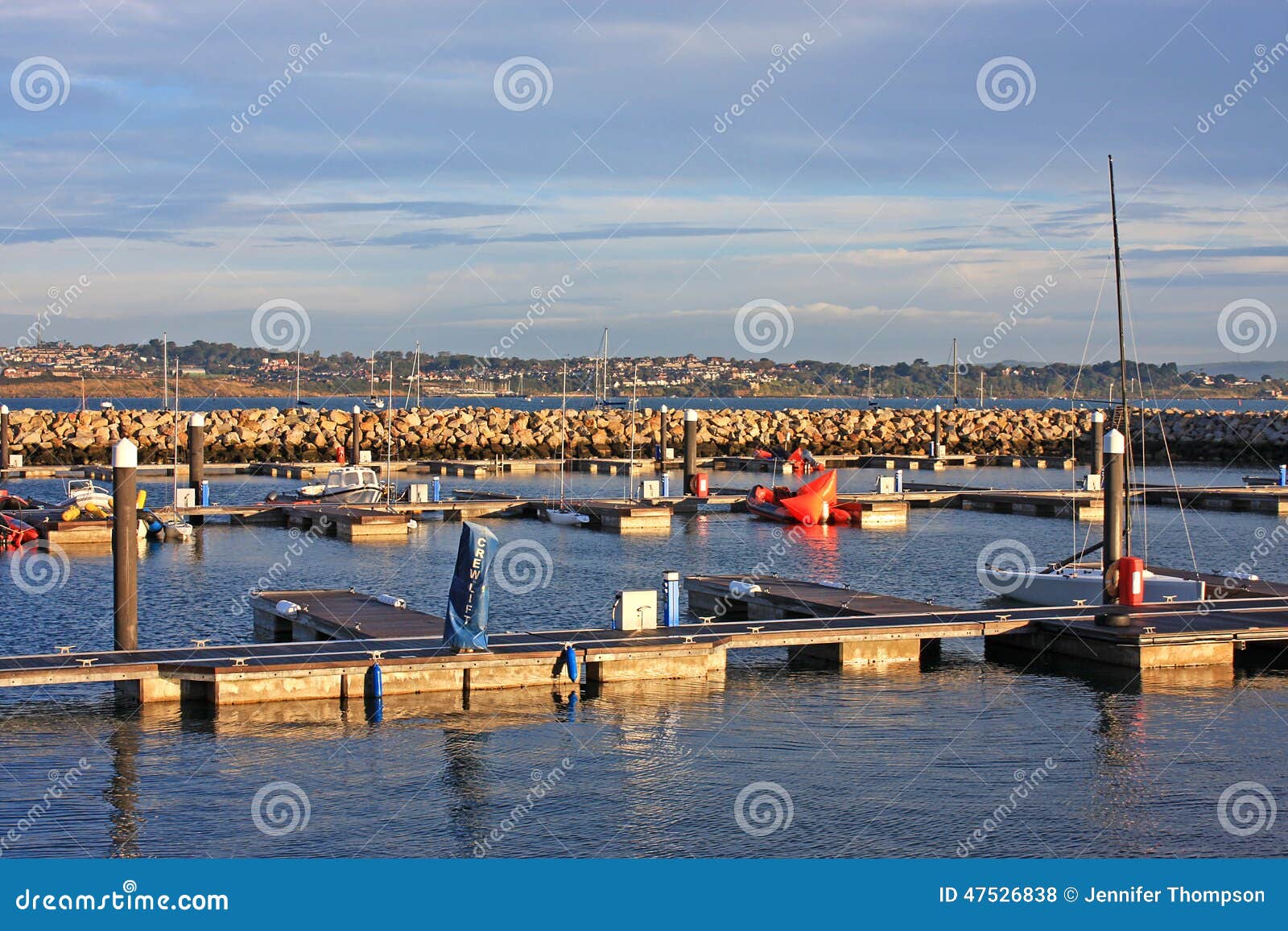 Portland Harbour stock photo. Image of stone, breakwater - 47526838