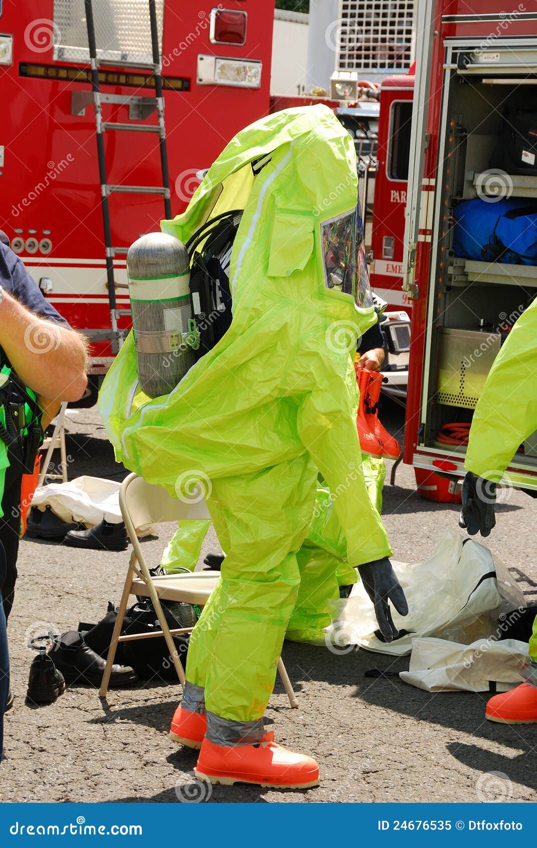 Portland Haz Mat stock image. Image of yellow, fireman - 24676535