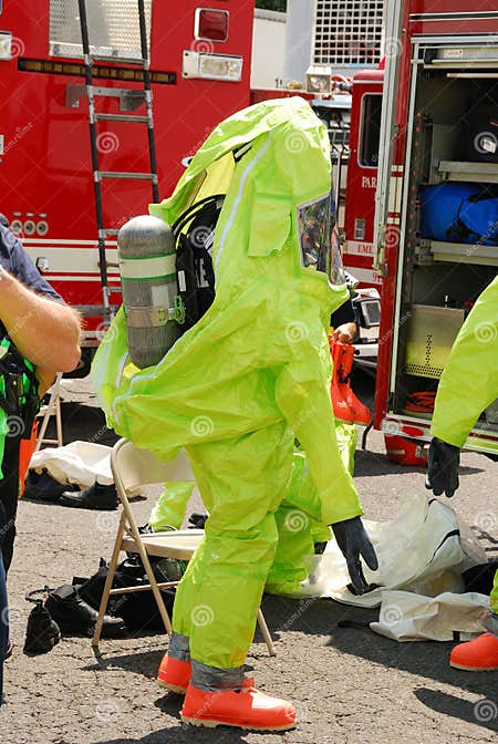 Portland Haz Mat stock image. Image of yellow, fireman - 24676535