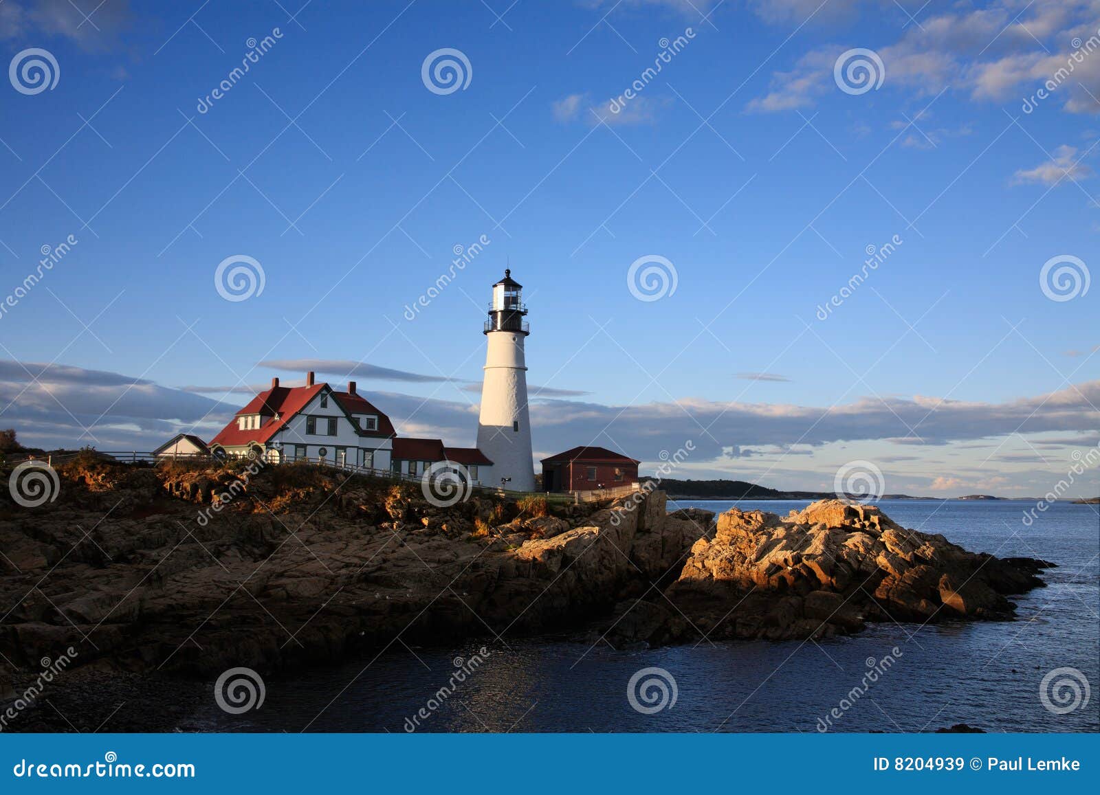 Portland Head Light stock image. Image of landscape, seashore - 8204939