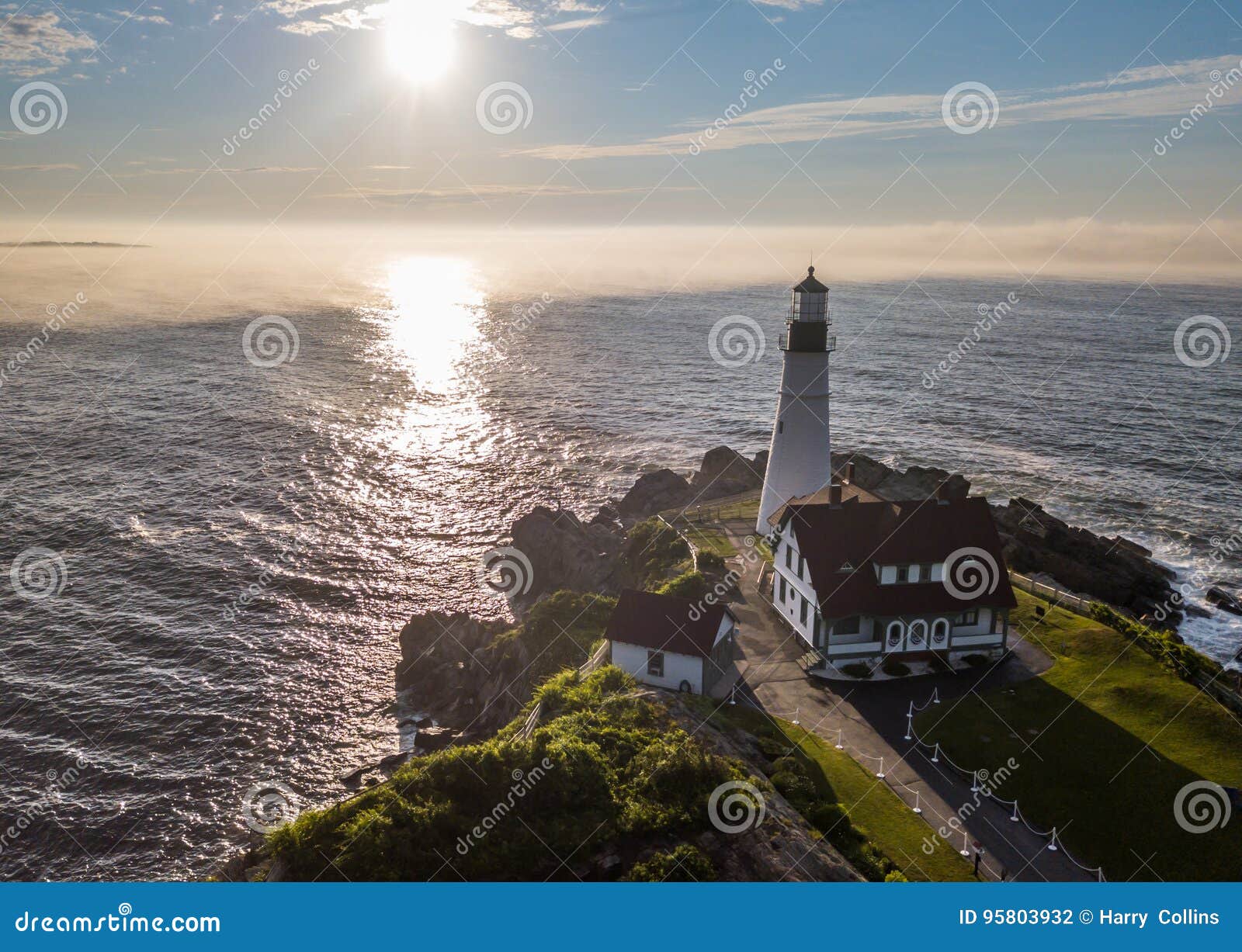 Portland Head Light stock photo. Image of light, portland - 95803932