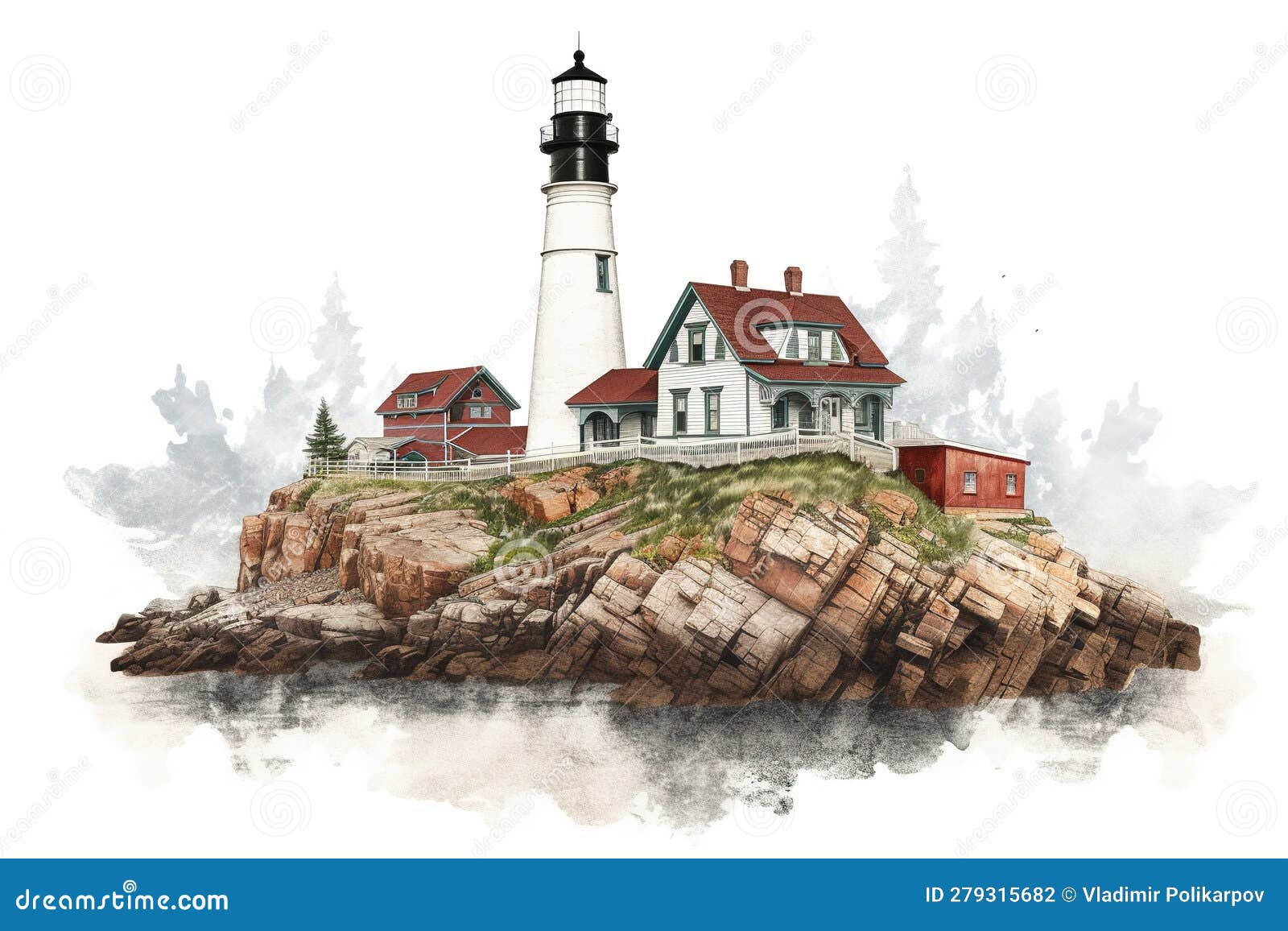 Maine Map Isolated On White Background Silhouette. Maine USA State ...