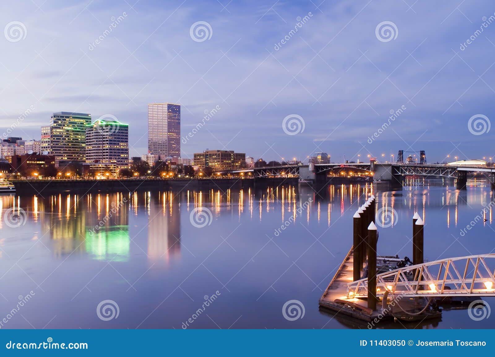 Portland, Oregon Cityscape stock photo. Image of cityscape - 11403050