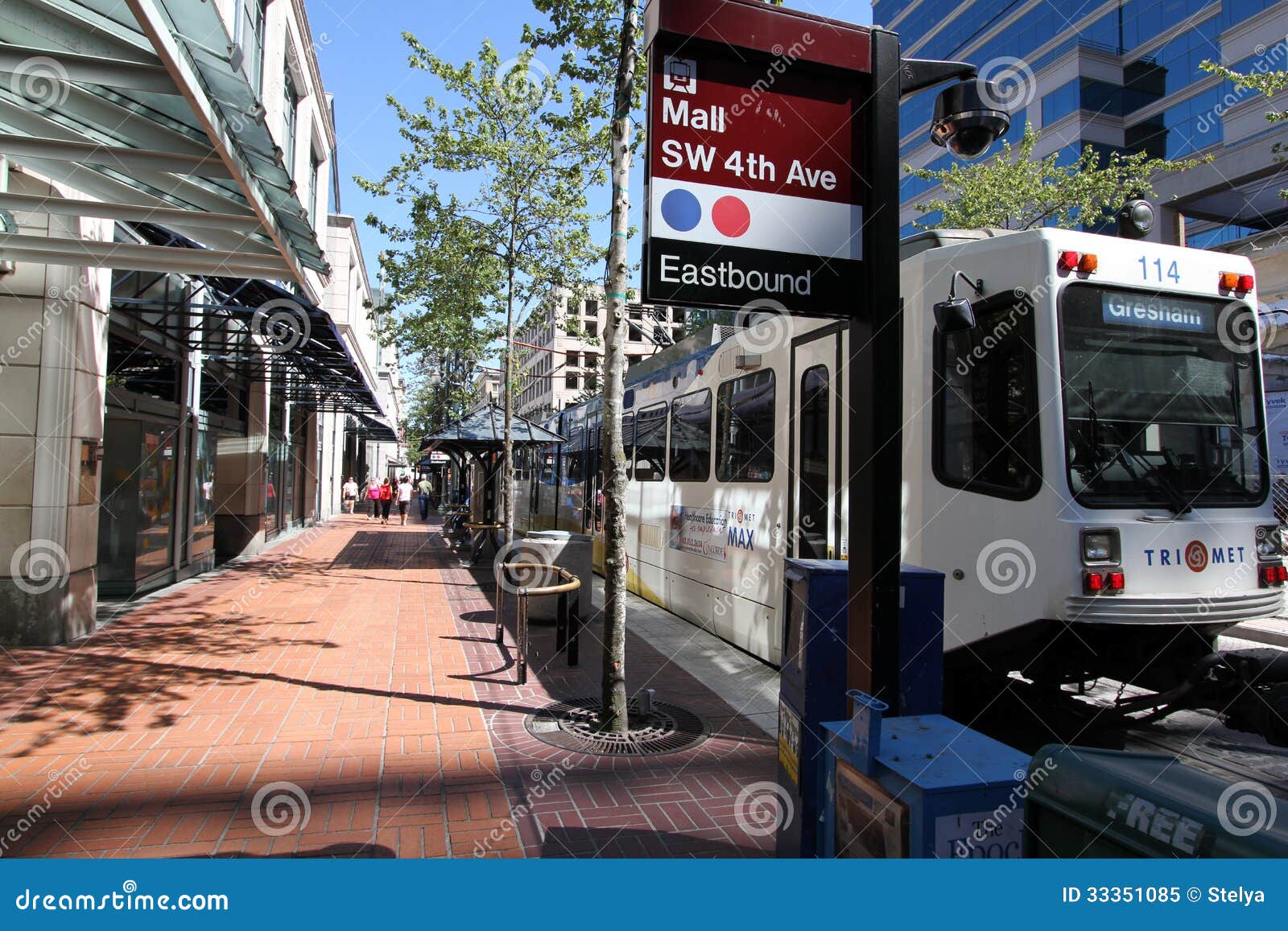 Portland Oregon MAX Light Rail Imagen editorial - Imagen de portland ...