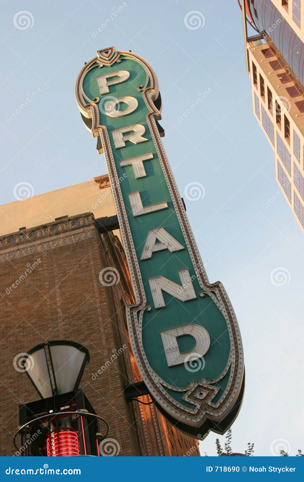 Portland Oregon Sign stock photo. Image of portland, travels - 718690