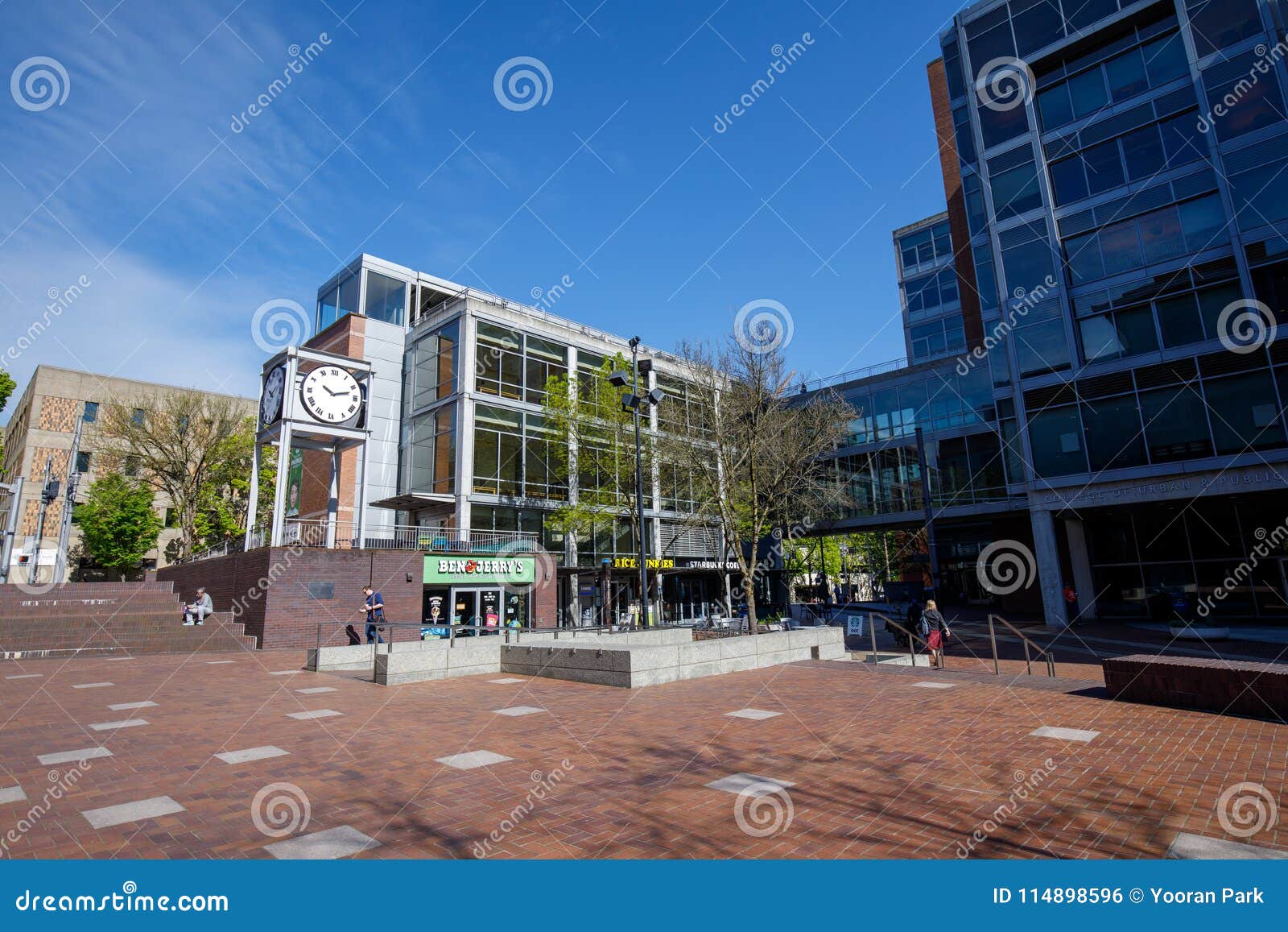 Campus View of Portland State University during Spring Season Editorial ... Campus View of Portland State University during Spring Season Editorial ...