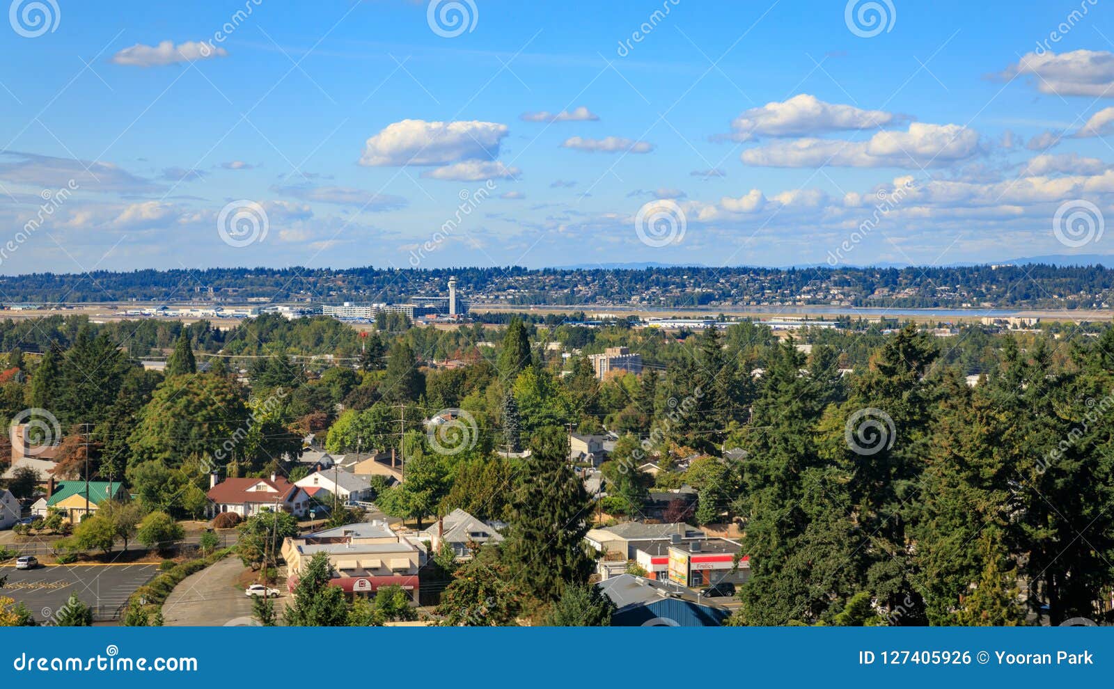 Portland Skyline View from the Grotto in Portland Editorial Photo ...