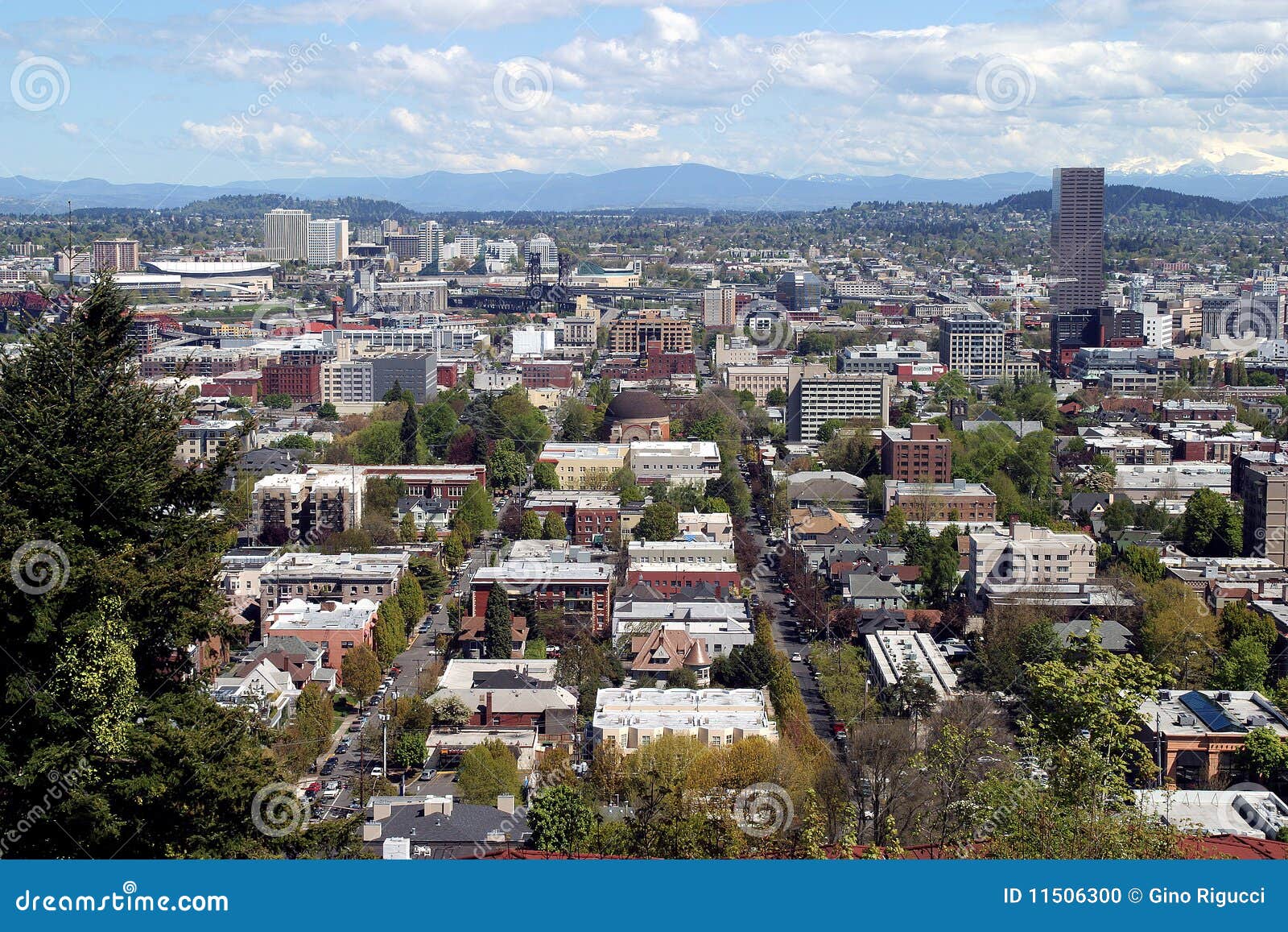 Portland or in Spring stock photo. Image of overcast - 11506300