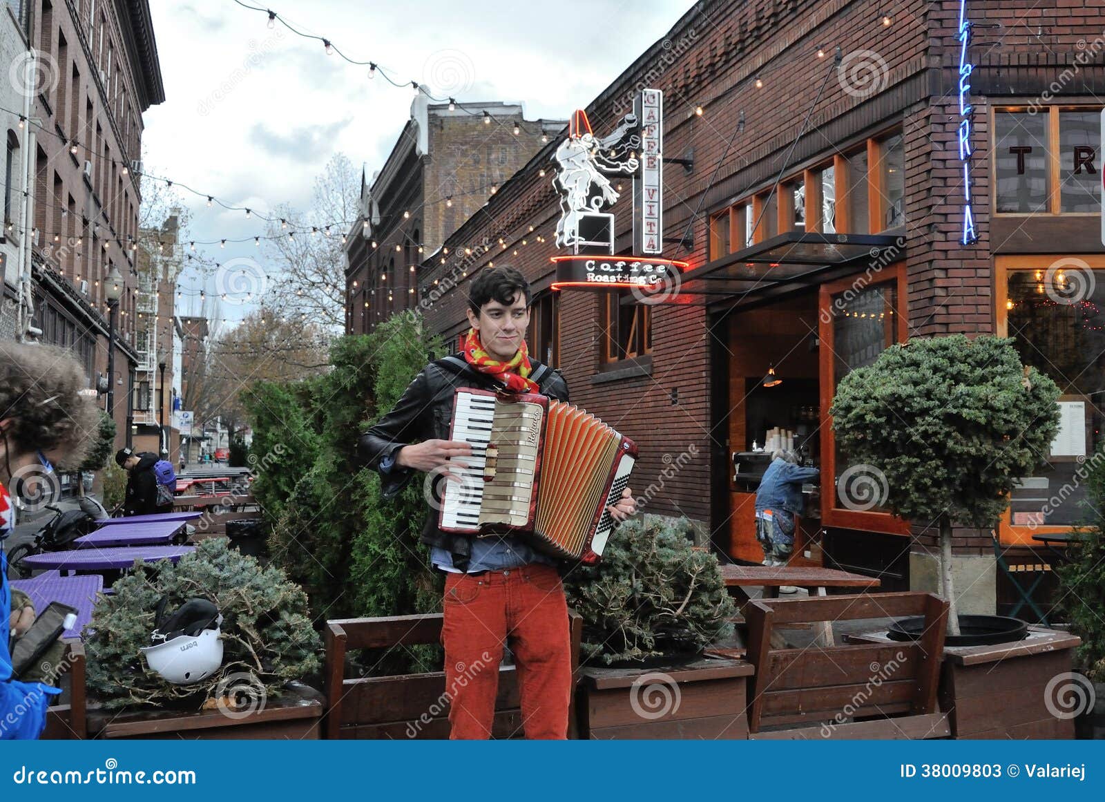 Street Performer With Traditional African Instrument Editorial Image ...