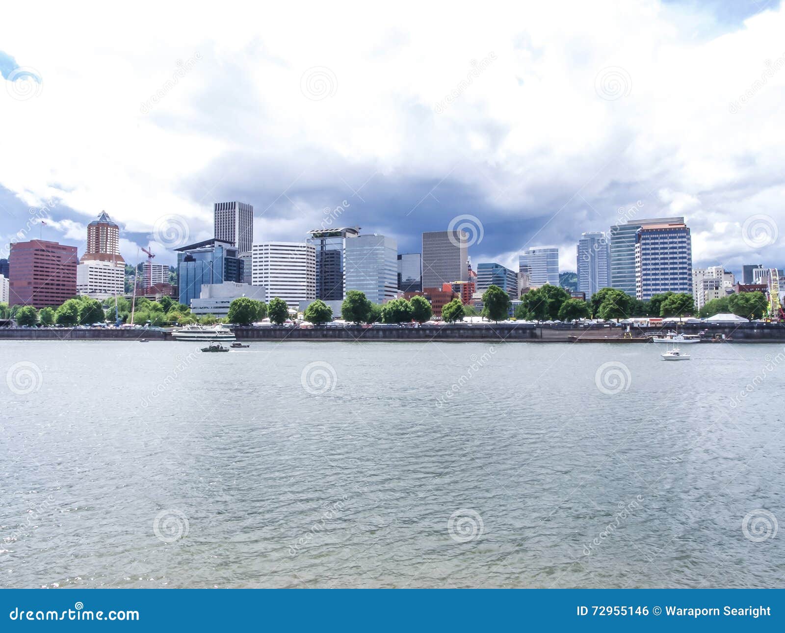 Portland View editorial photo. Image of city, harbor - 72955146