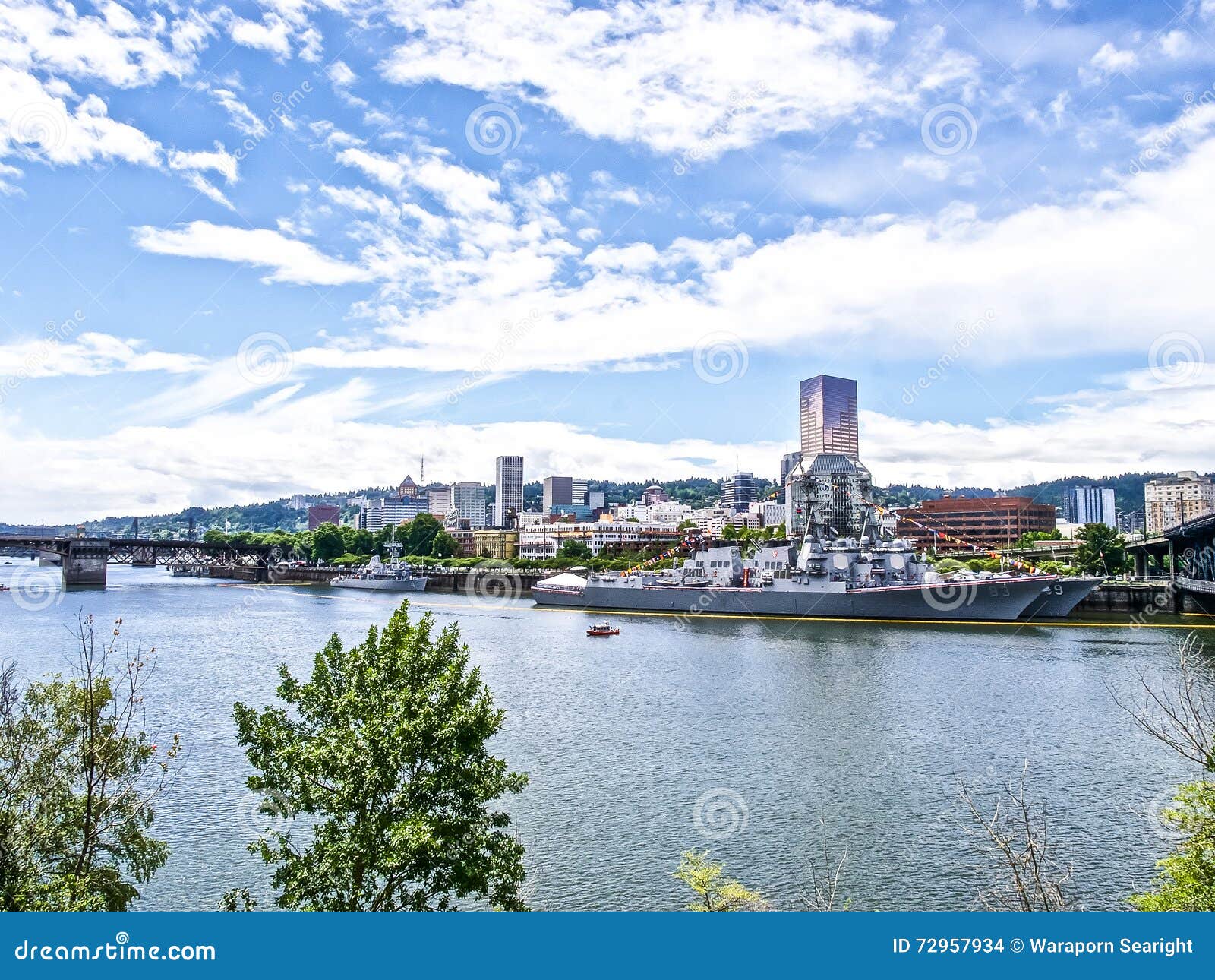 Portland View editorial stock image. Image of leaf, panorama - 72957934