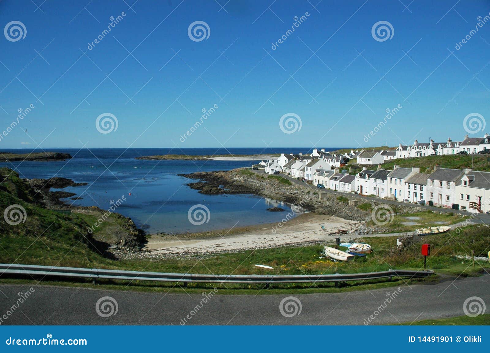 Portnahaven stock image. Image of hebrides, islay, calm - 14491901