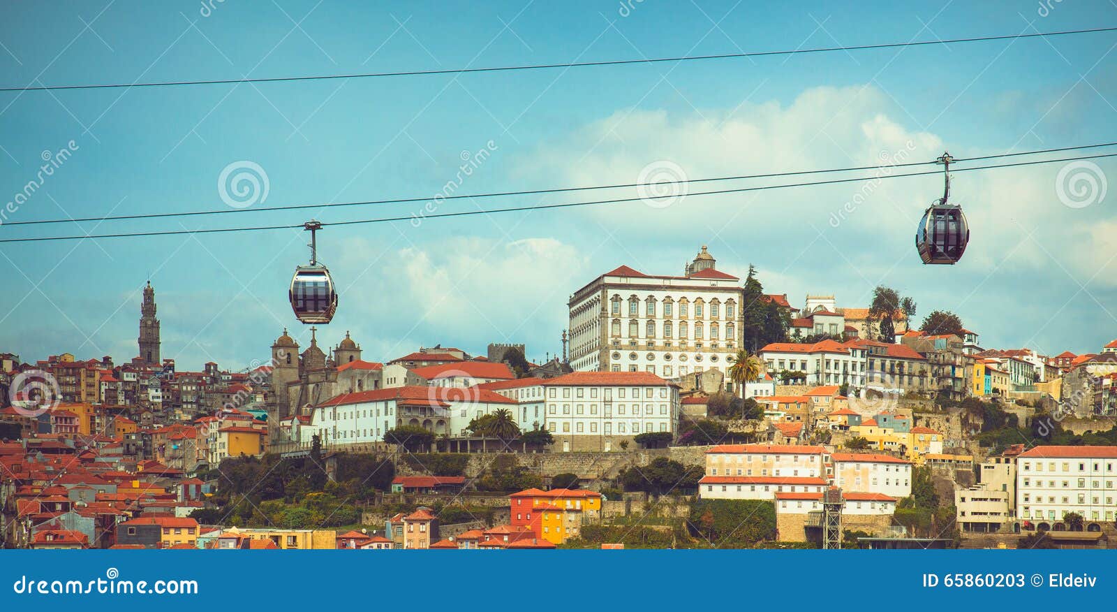 Porto Cable Car Teleferico De Gaia Royalty-Free Stock Image ...