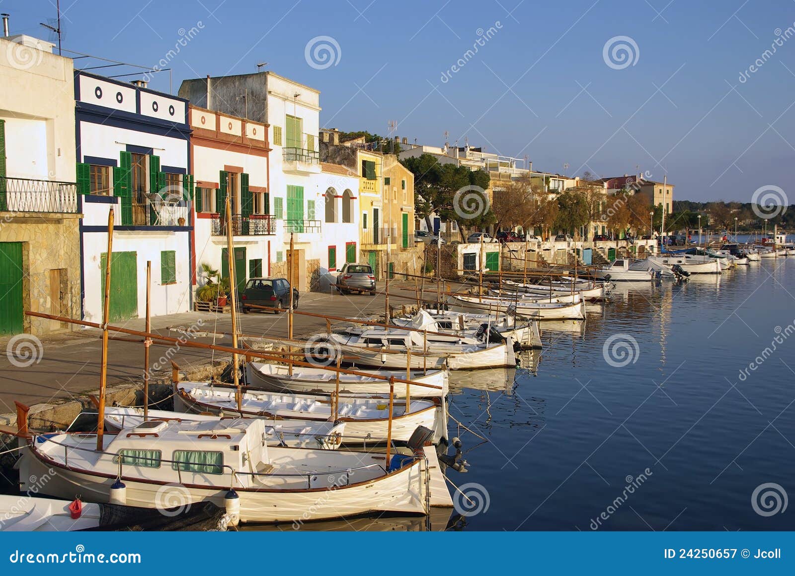 Porto Colom stock image. Image of majorca, colom, harbor - 24250657