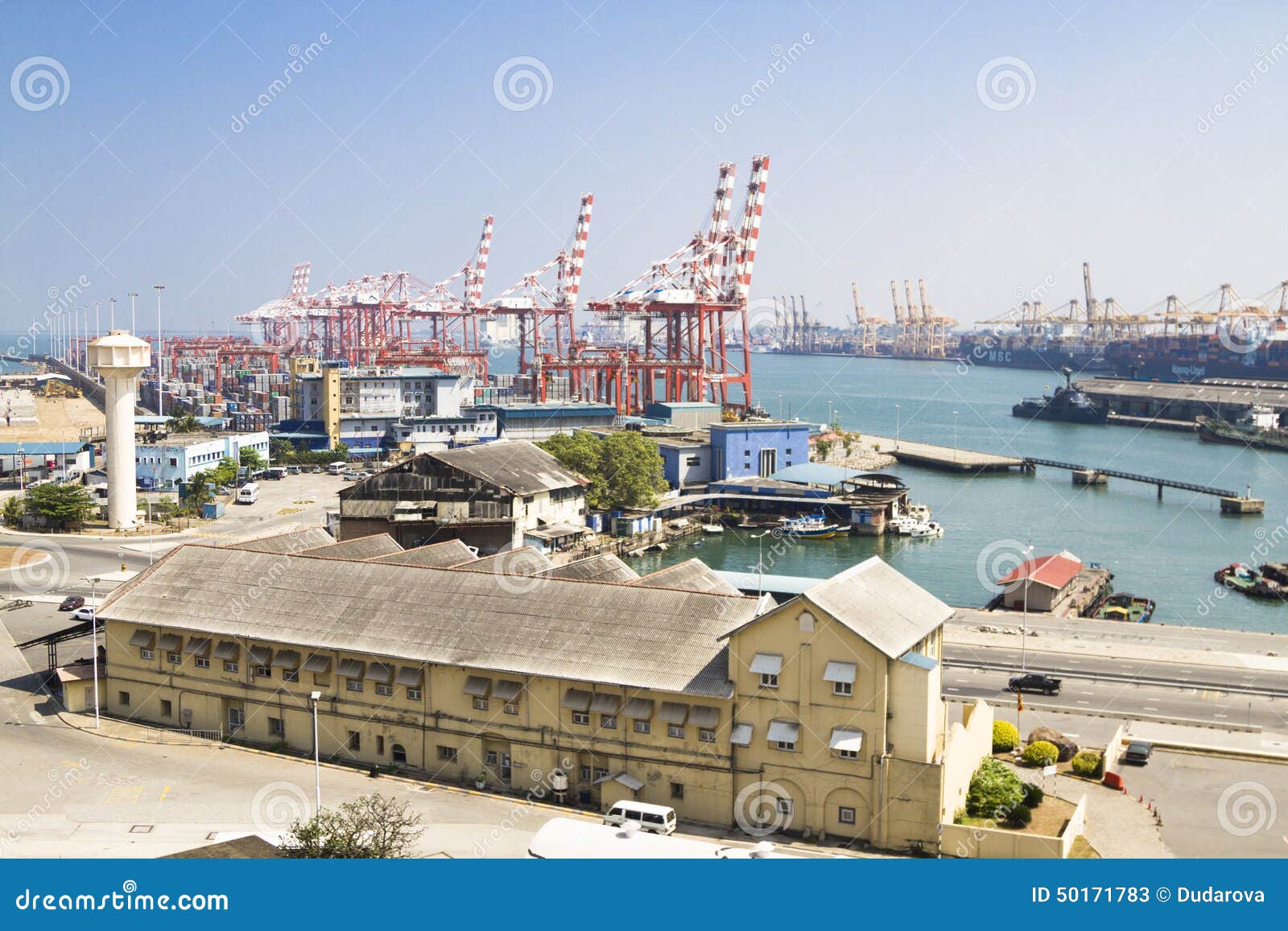 Porto a Colombo, Sri Lanka, Fotografia Stock Editoriale - Immagine di ...