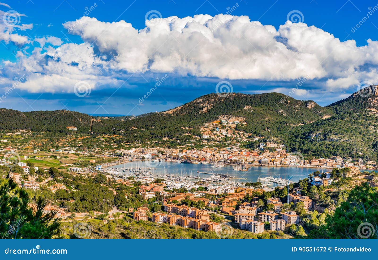 Porto De Andratx De Majorca Da Espanha Foto de Stock - Imagem de oceano ...