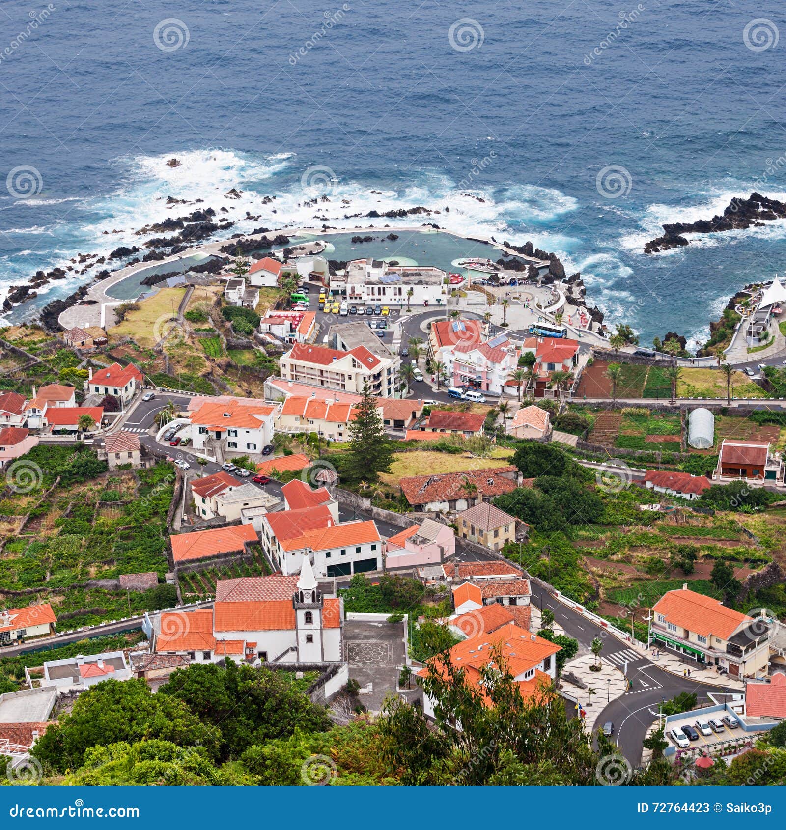 Porto Moniz, Madeira stockbild. Bild von felsig, europa - 72764423
