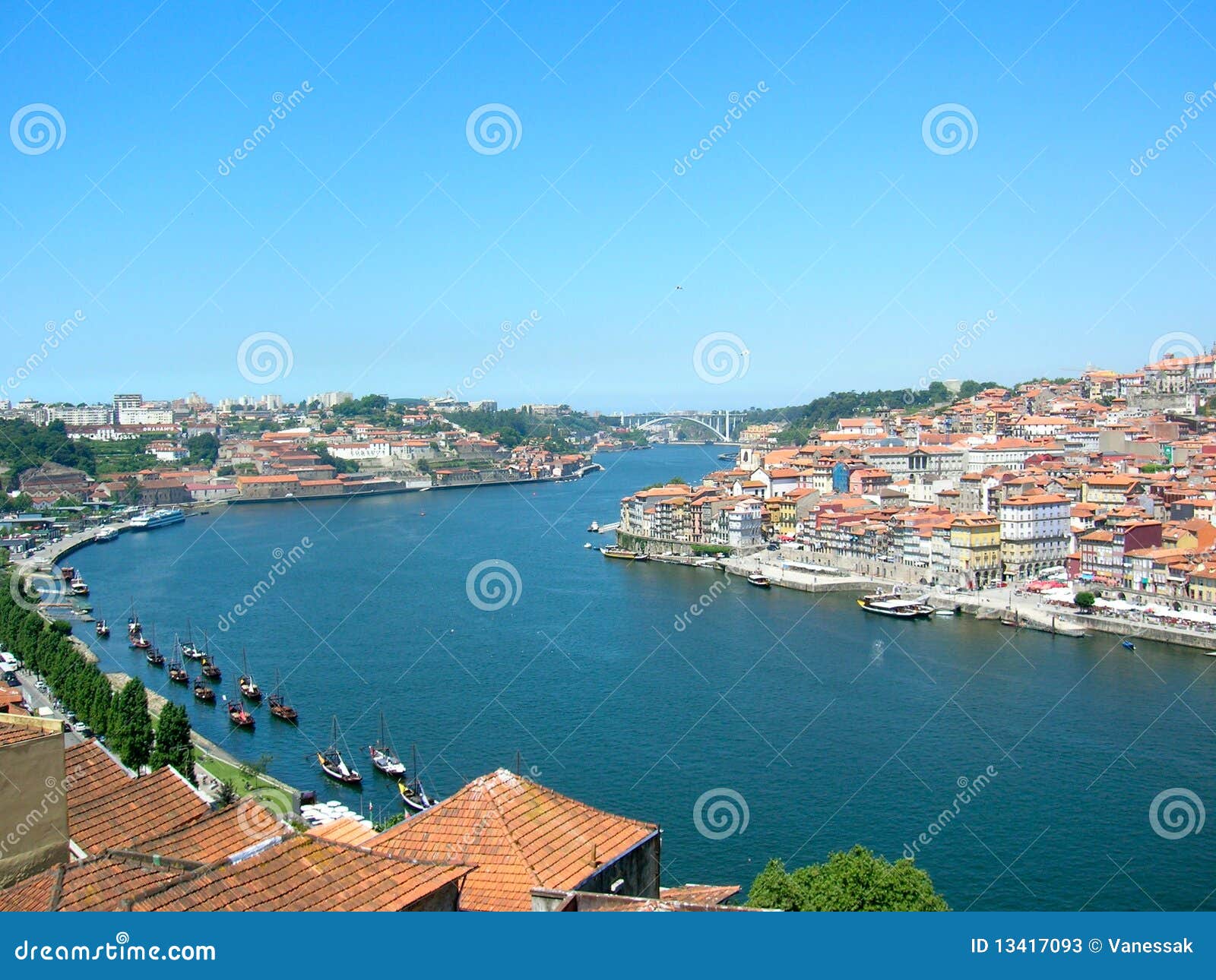 Porto s river Douro stock image. Image of dream, ships - 13417093
