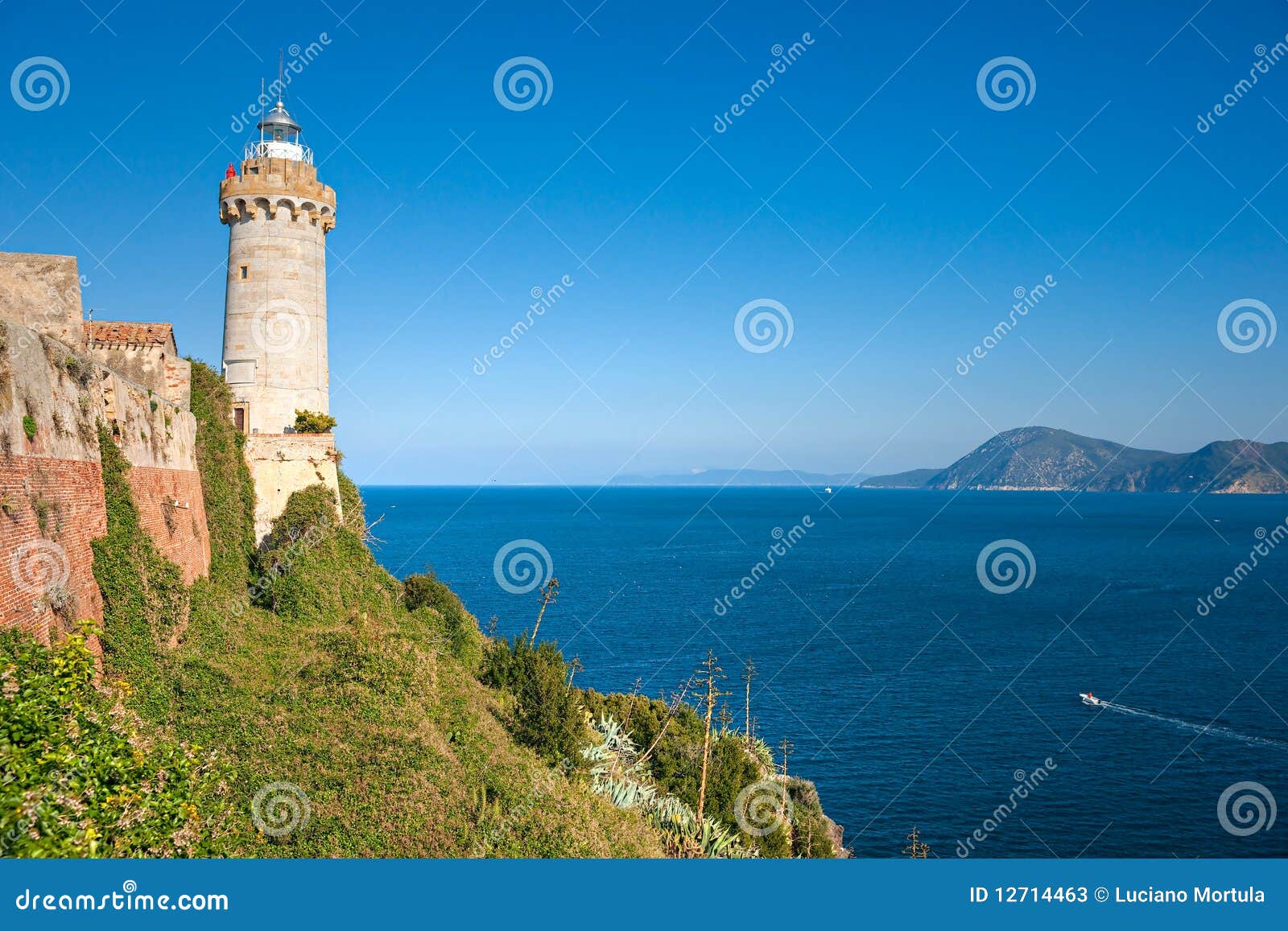Portoferraio, Isle of Elba, Italy. Stock Image - Image of heaven ...