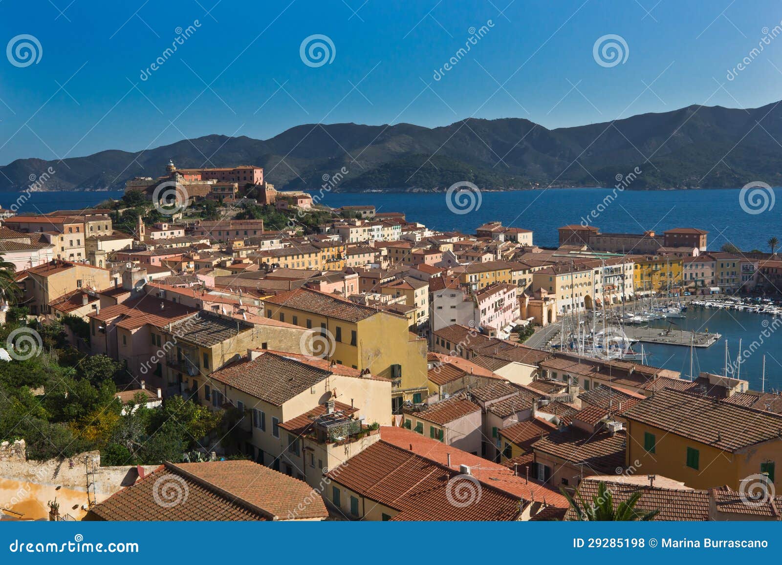 Portoferraio, Isle of Elba, Tuscany Stock Photo - Image of water, wide ...