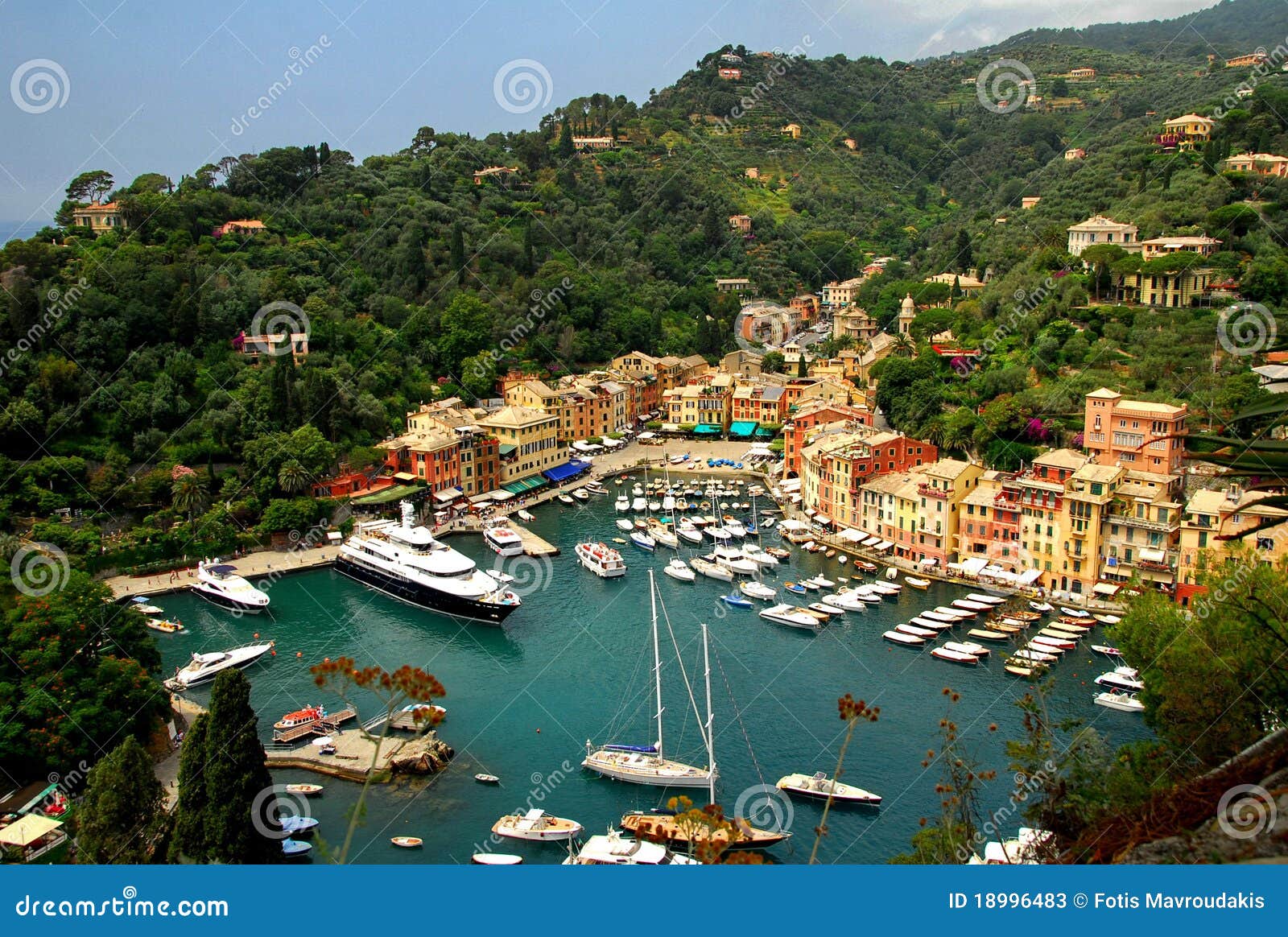 Portofino, Italy stock image. Image of tourist, luxury - 18996483