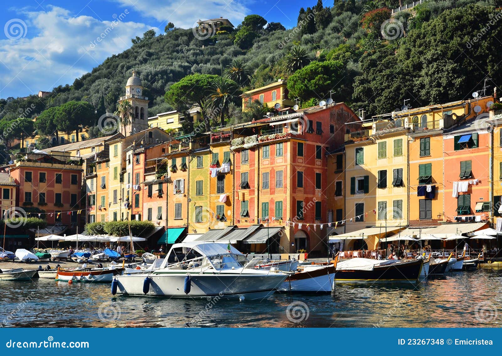 Portofino, Italy stock photo. Image of attraction, house - 23267348