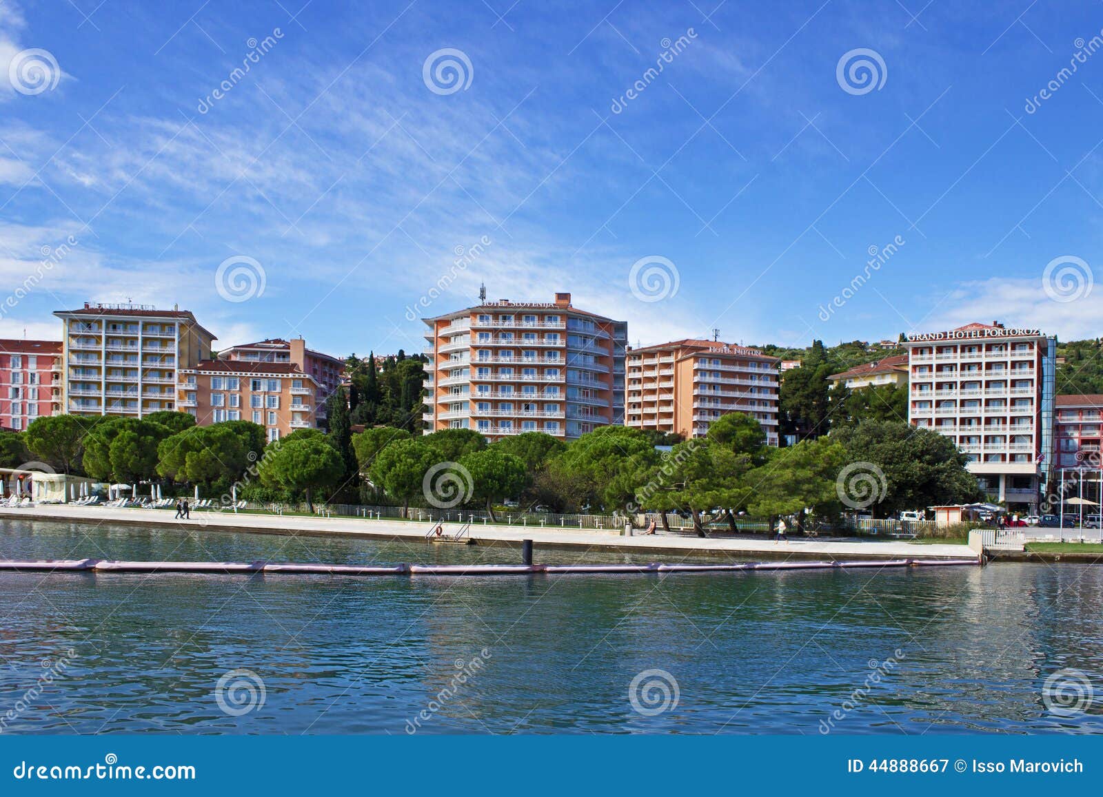Portoroz - Portorose editorial photography. Image of portorose - 44888667