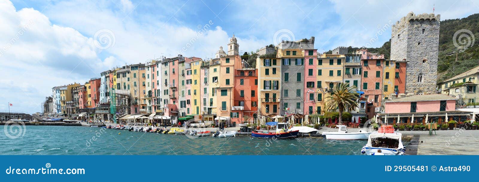 Portovenere, Italy stock image. Image of castle, architecture - 29505481