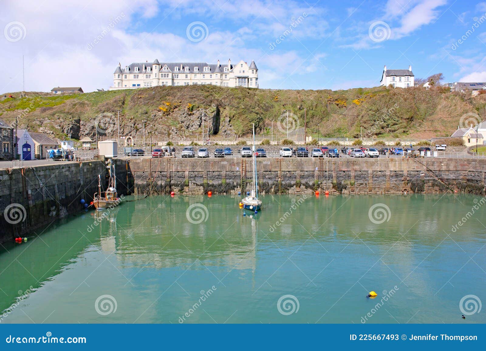 Portpatrick Harbour And Village Royalty-Free Stock Photo ...