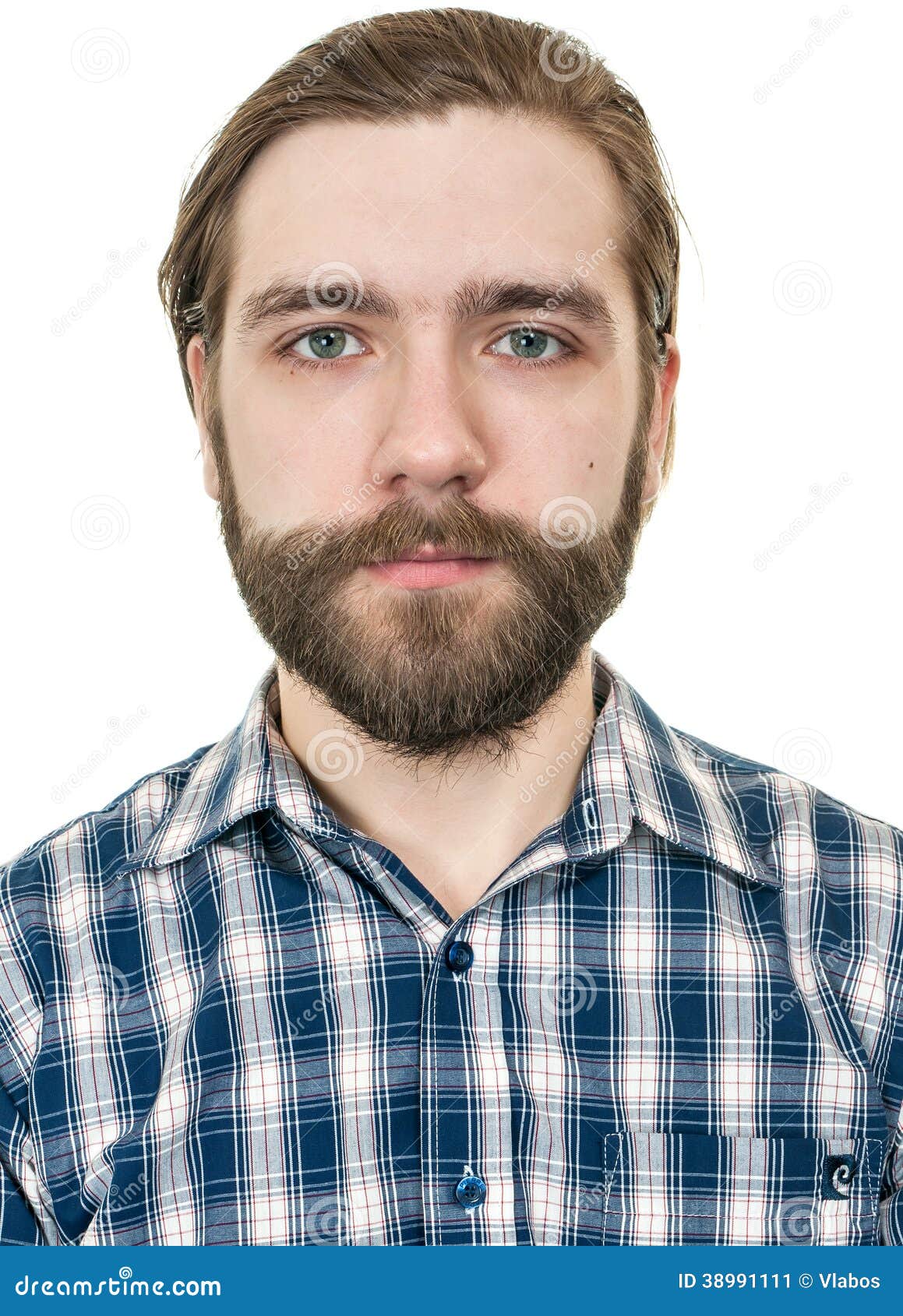 Porträt Des Mannes Mit Einem Bart Stockbild - Bild von haar, überzeugt ...