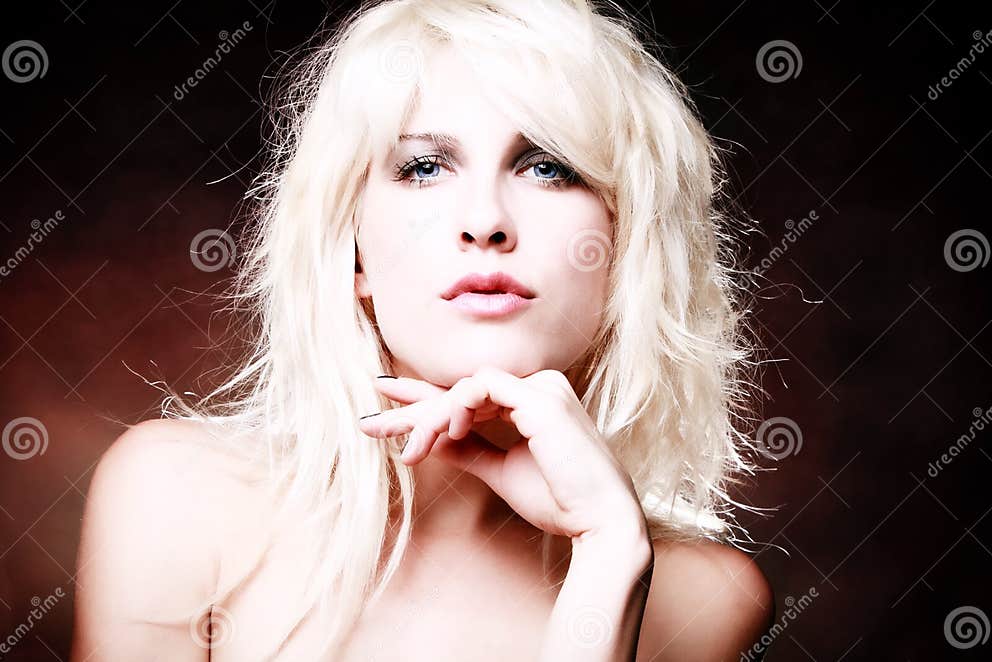 Portrait stock image. Image of sensual, portrait, blonde - 17199185