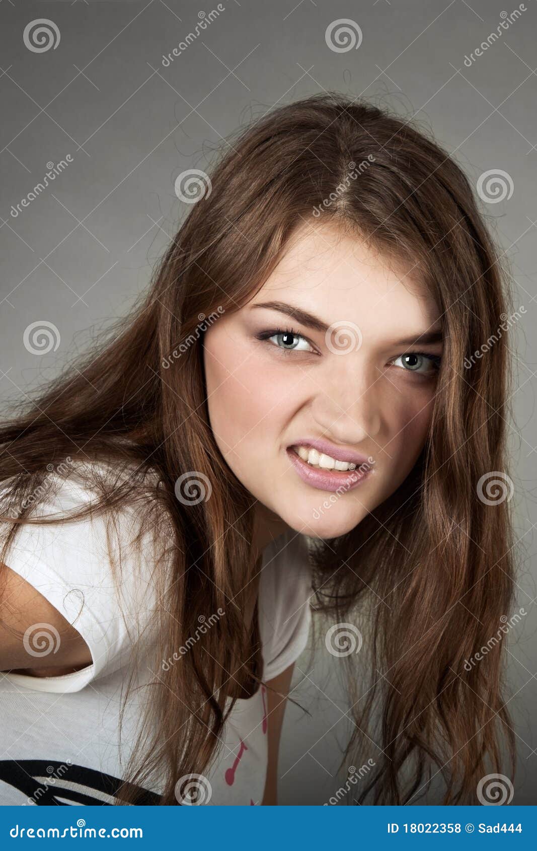 Portrait stock photo. Image of anger, female, attractive - 18022358