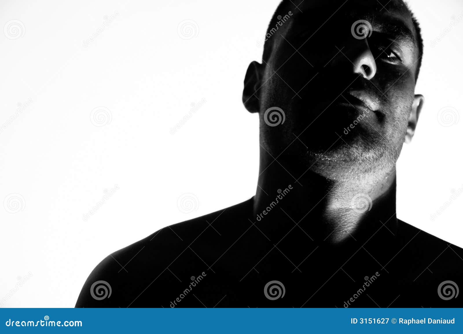 Portrait stock image. Image of contrast, shadow, people - 3151627