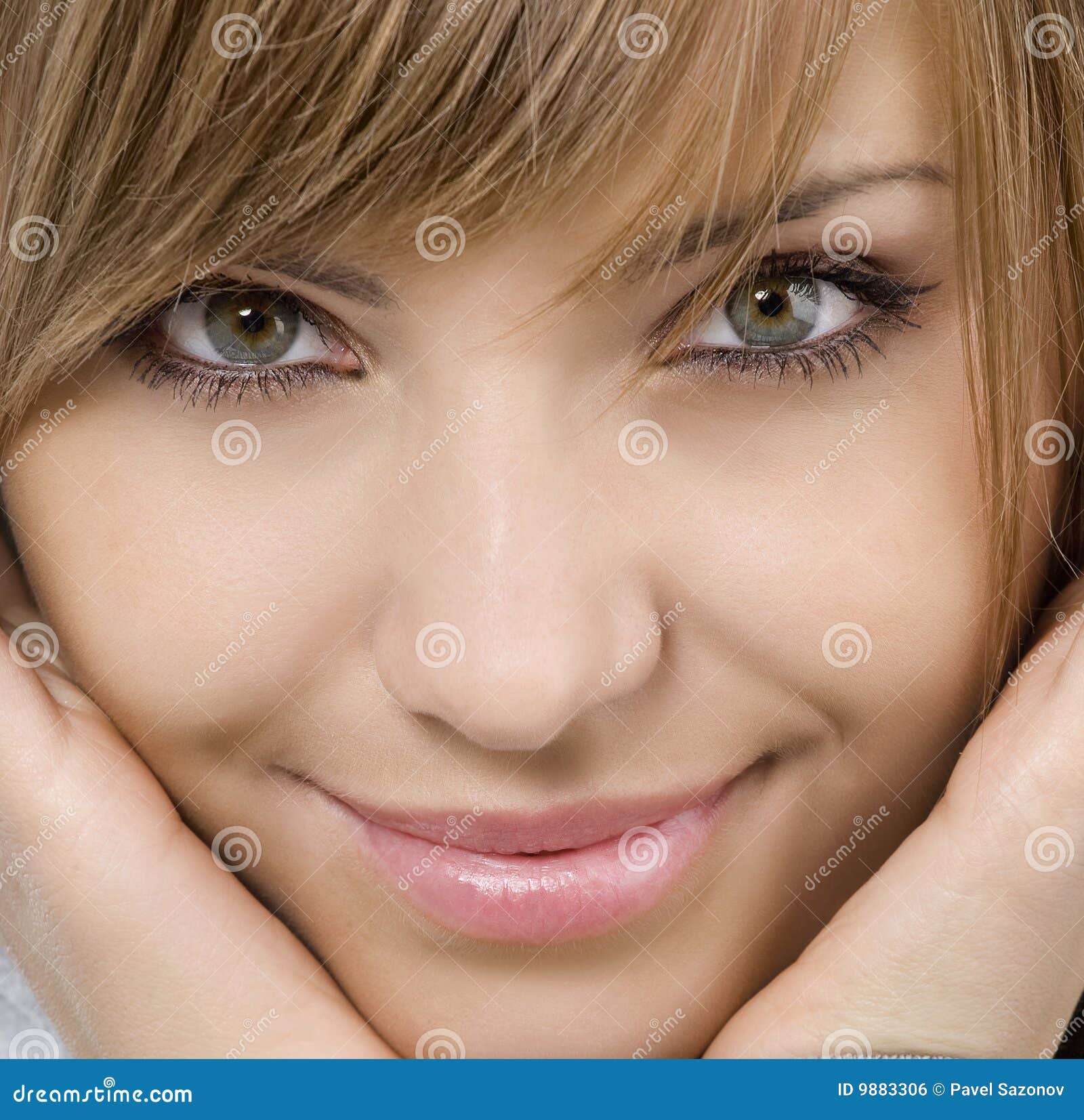Portrait stock photo. Image of joyful, cheerful, model - 9883306