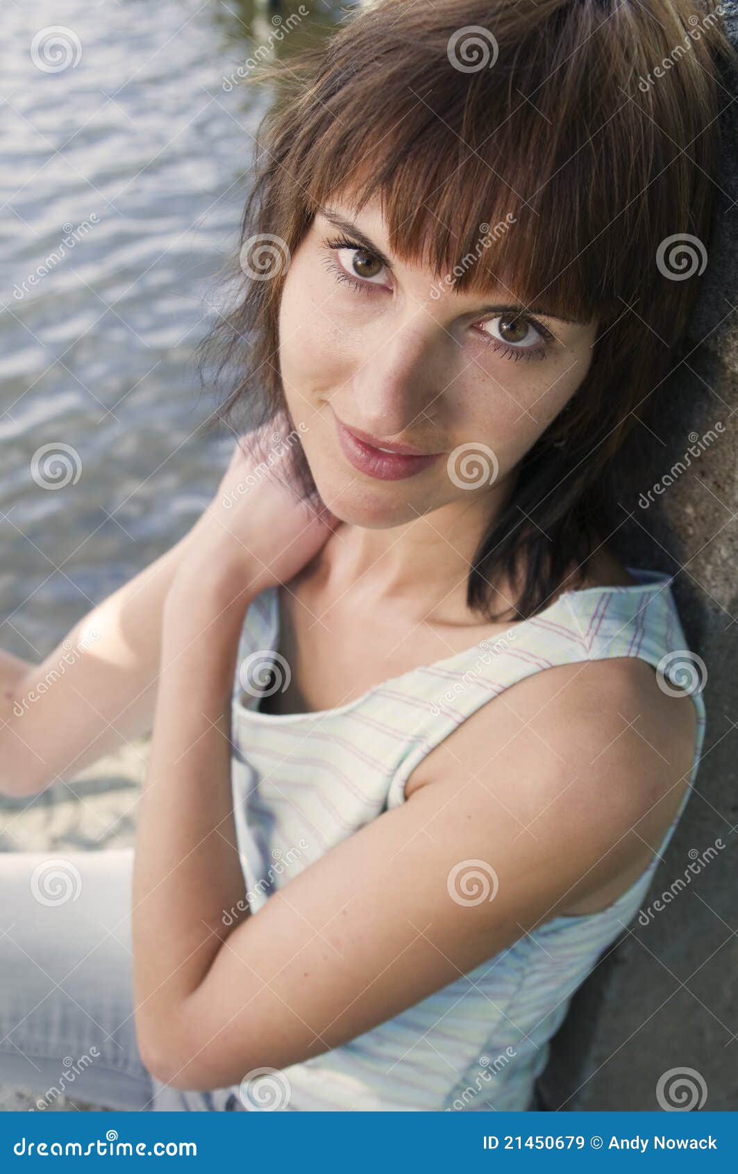 Portrait from above stock image. Image of fitness, lady - 21450679