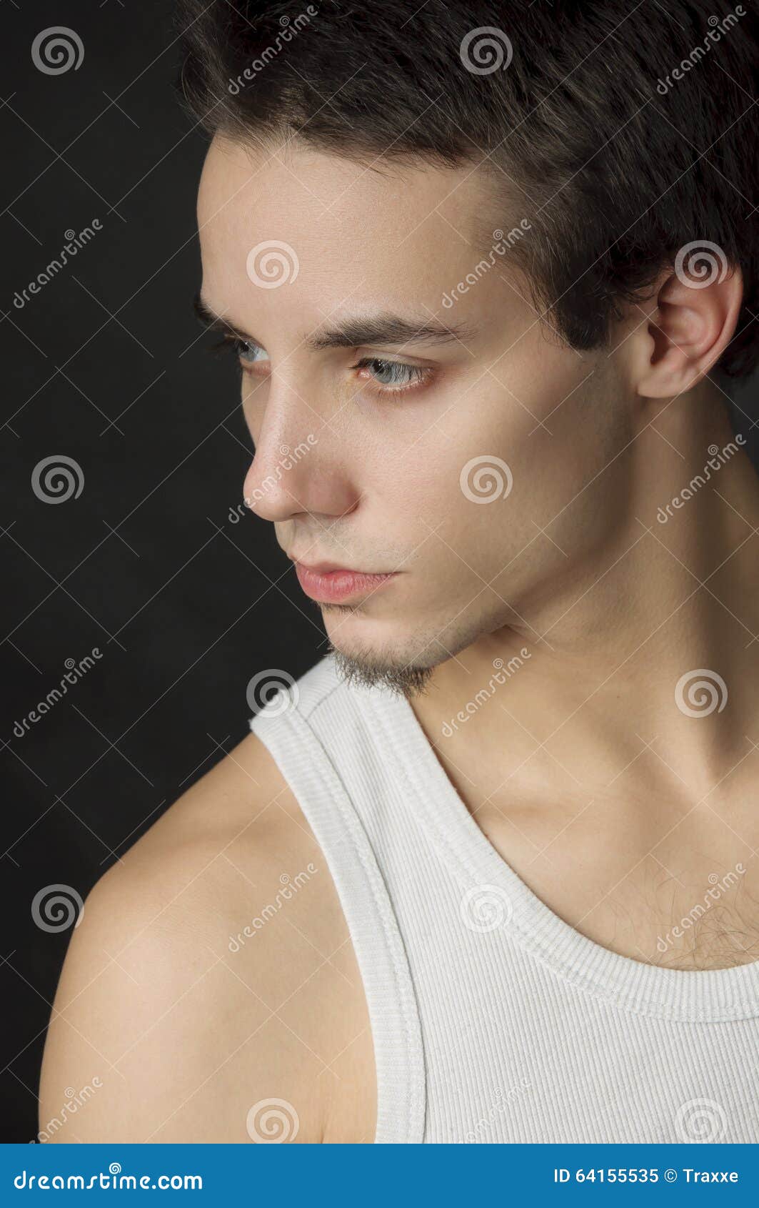 Portrait of Active Young Man Stock Image - Image of lifestyle, filters ...