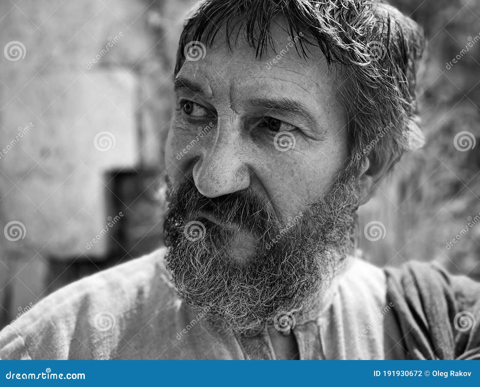 Portrait of an Actor in the Image. Stock Photo - Image of smile, white ...