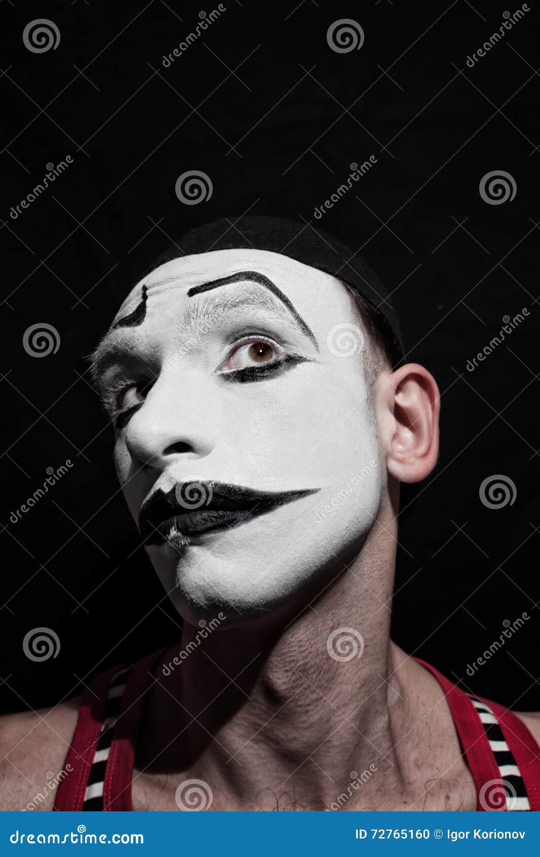 Portrait of actor mim stock photo. Image of performance - 72765160