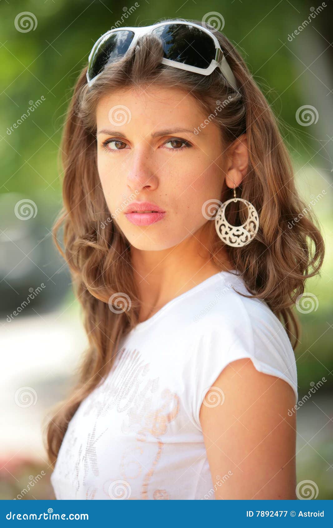 Portrait of the actress stock image. Image of person, cute - 7892477