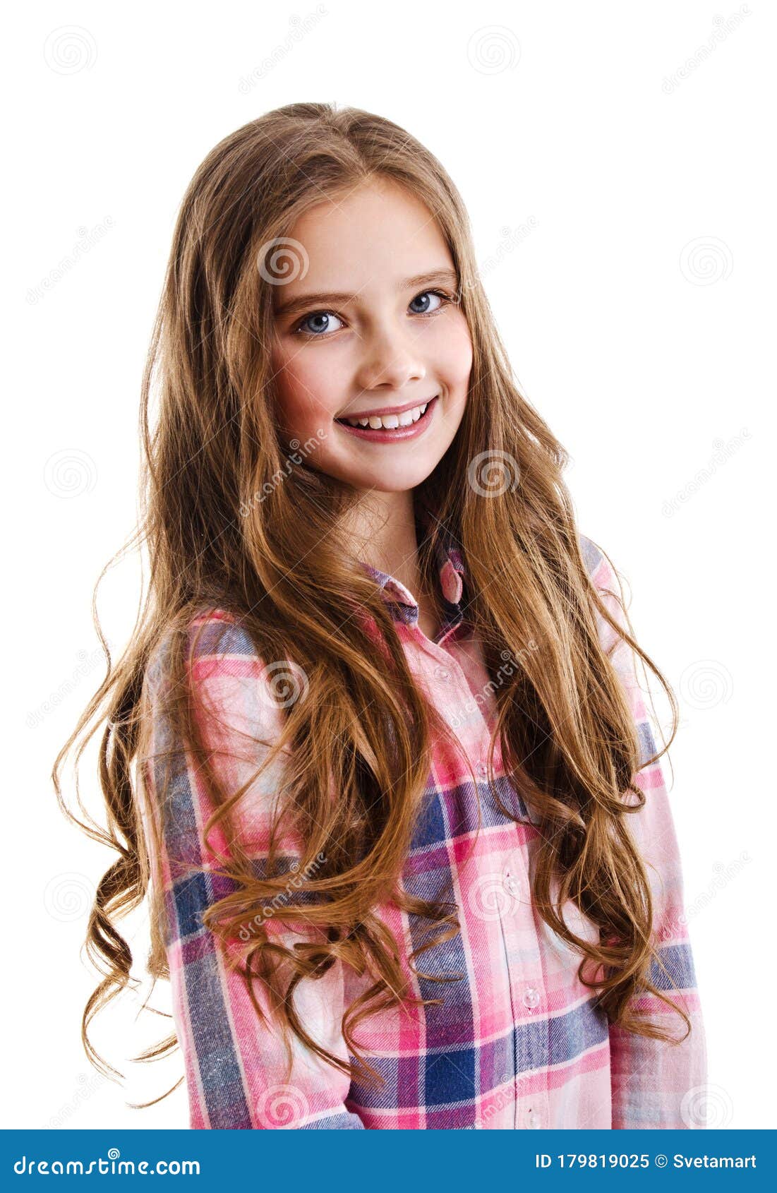 Portrait of Adorable Smiling Little Girl Child Preteen Isolated Stock ... Portrait of Adorable Smiling Little Girl Child Preteen Isolated Stock ...