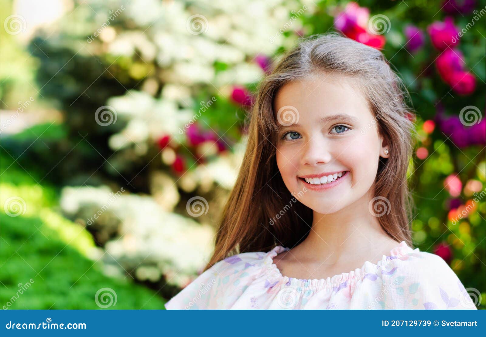 Happy Preteen Girl Stock Image 10229329