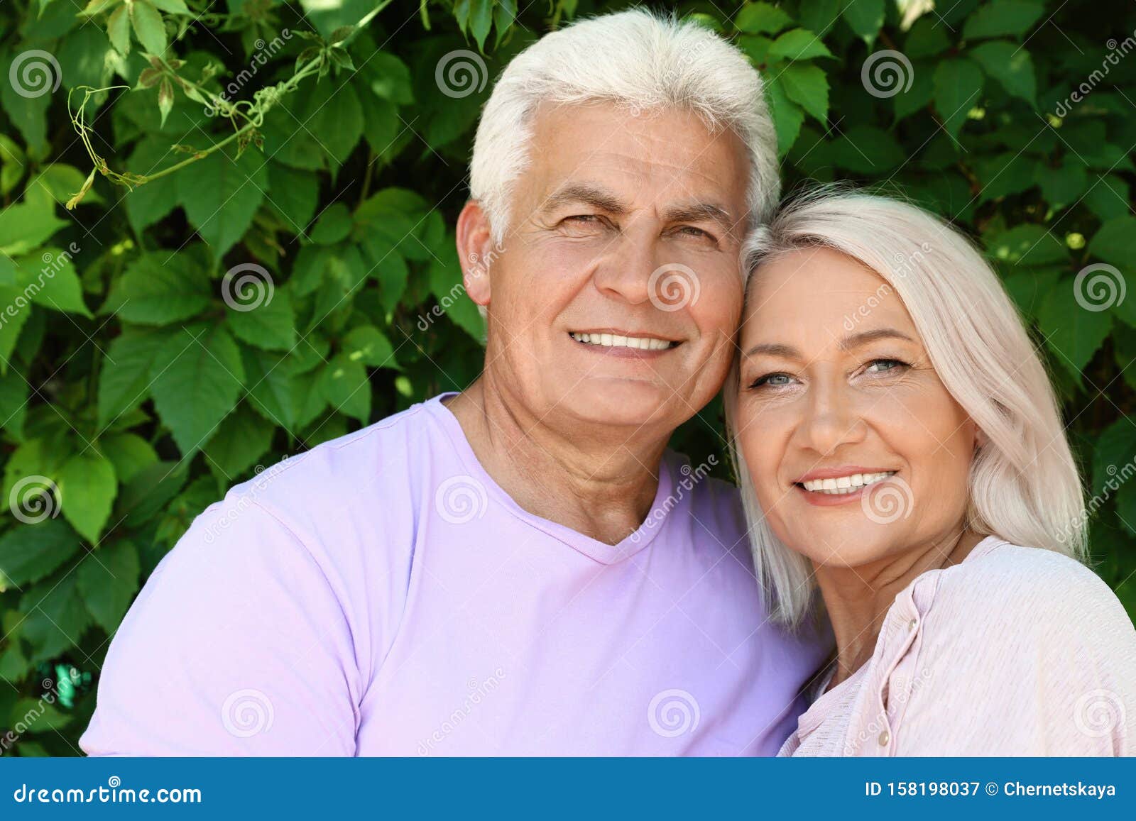 Portrait Of Affectionate Senior Couple Stock Image Image Of Married