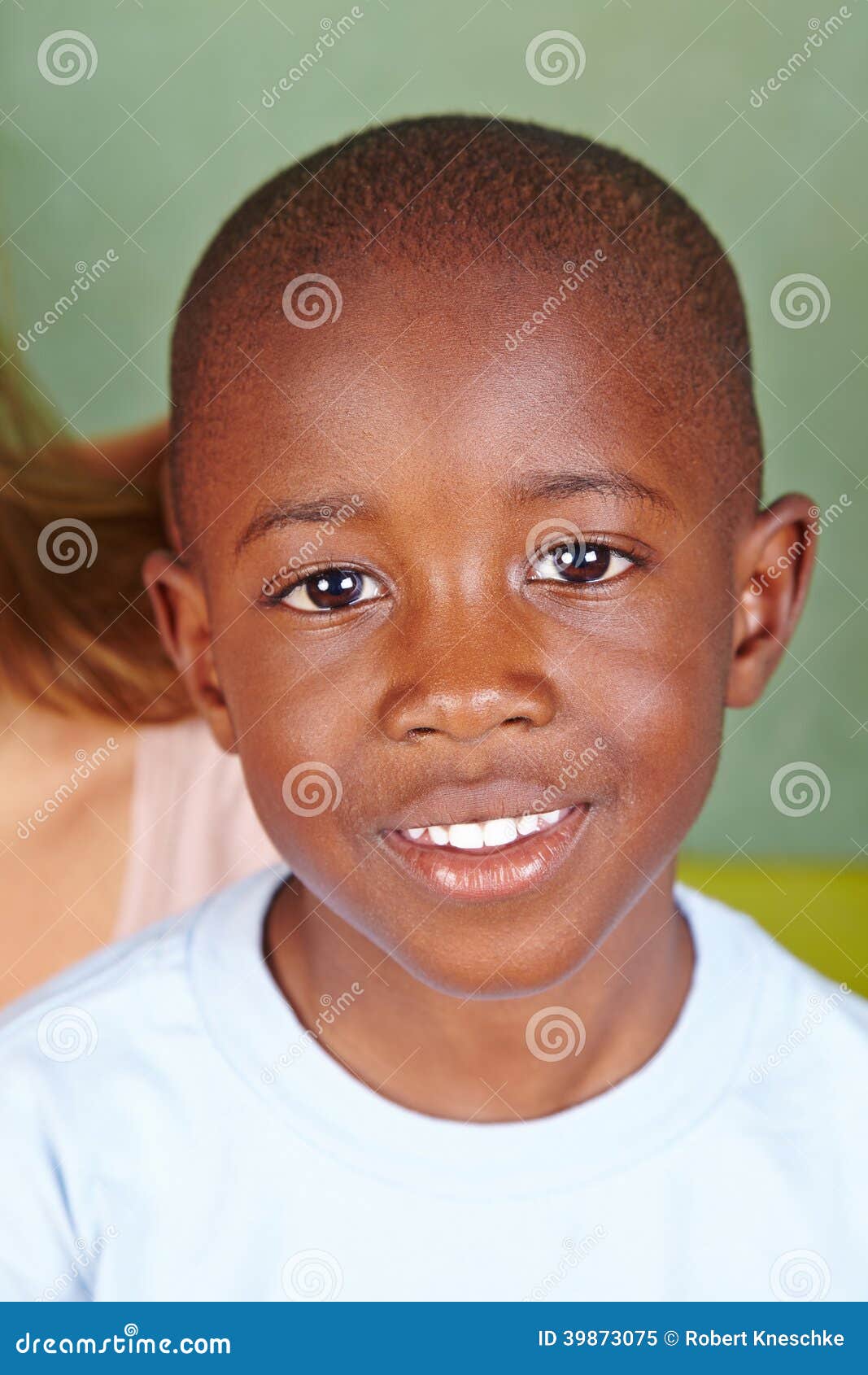 Portrait of an african boy stock image. Image of childhood - 39873075