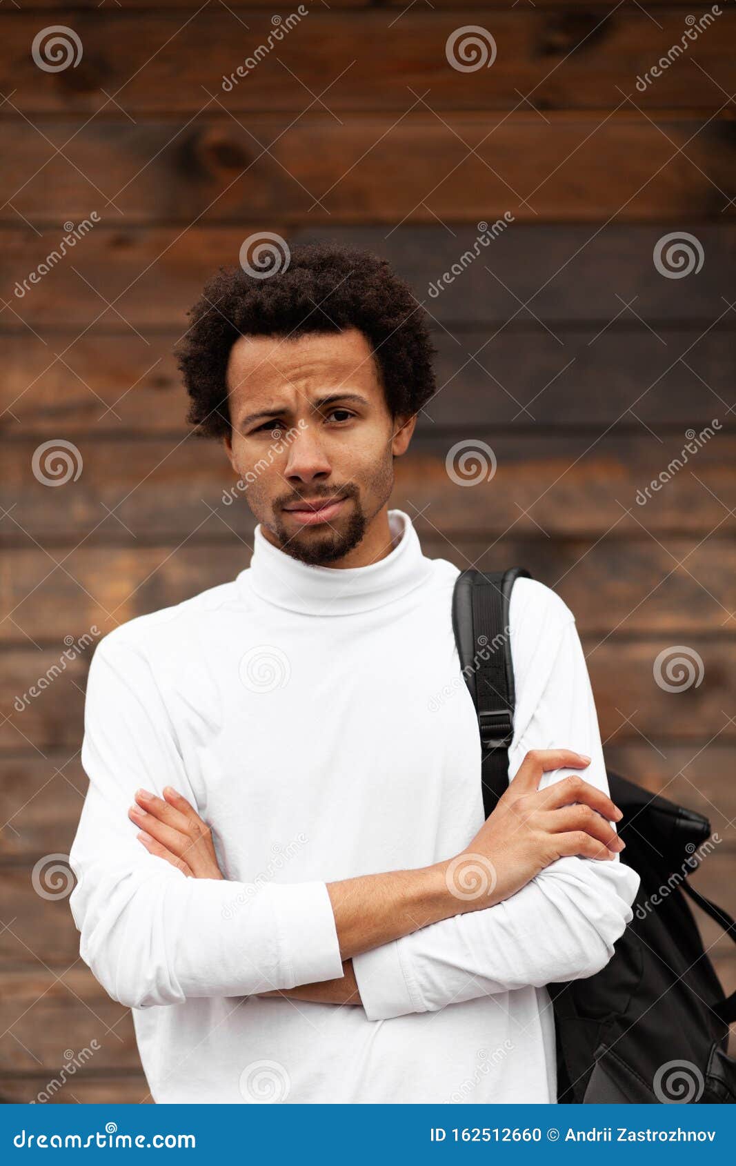 Portrait of African Man, Pondering a Problem, Doubt Stock Photo - Image ...