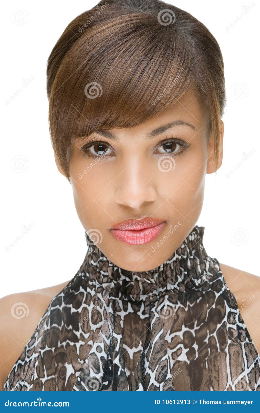 Portrait From An African Model Stock Photos - Image: 10612913