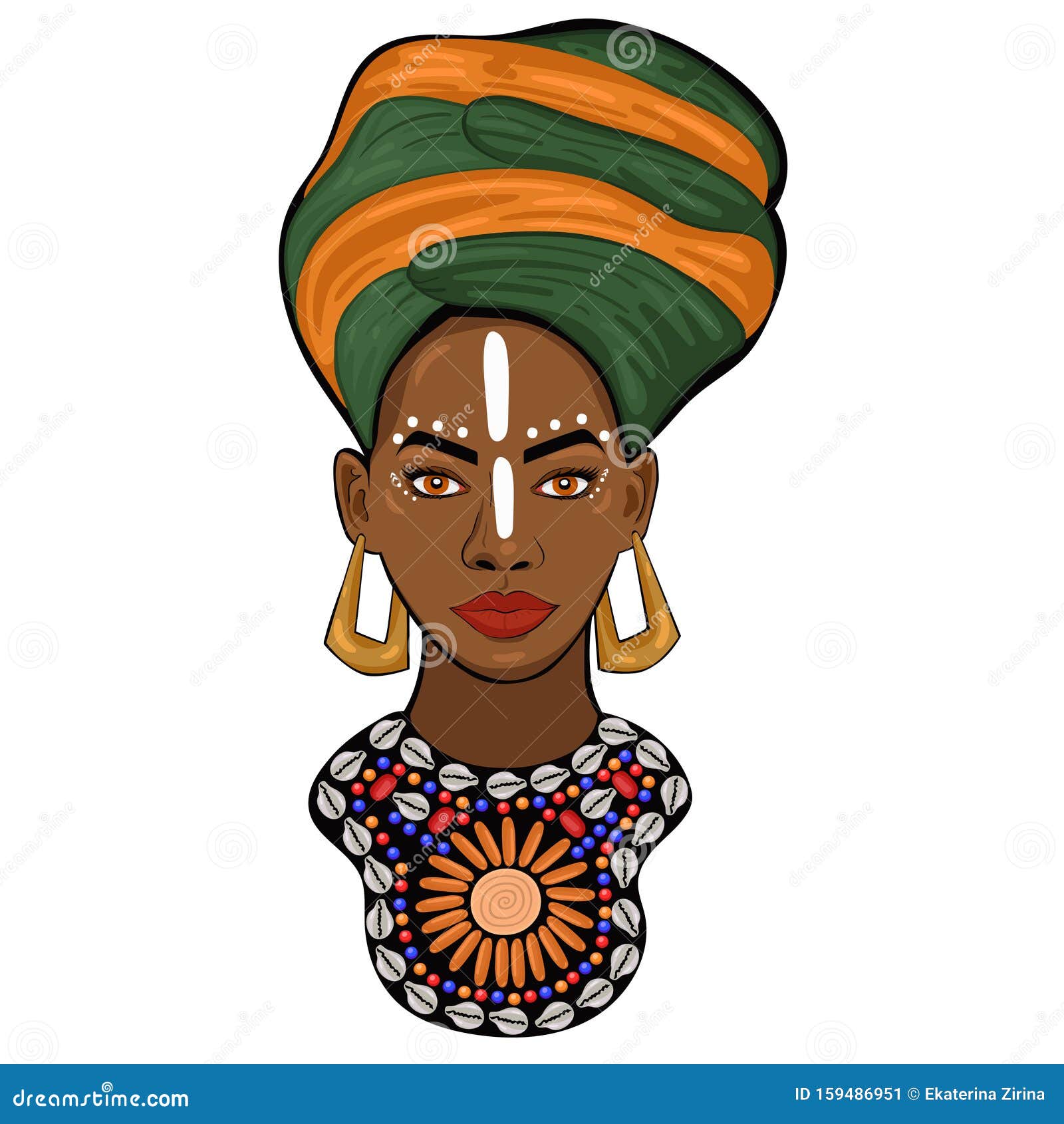 Nubian Princess. Seated On A Gold Chair With A Leopard At Her Feet She ...