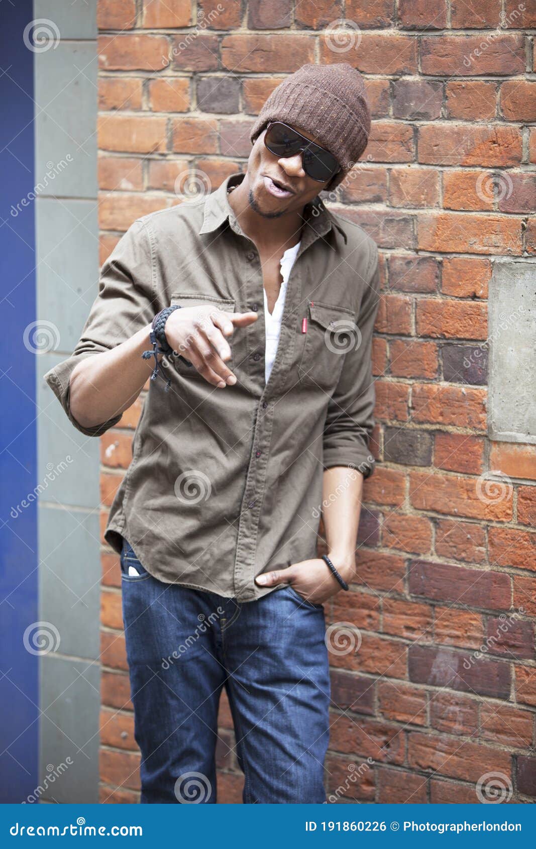 Portrait of African Rapper on the Street Stock Photo - Image of ...