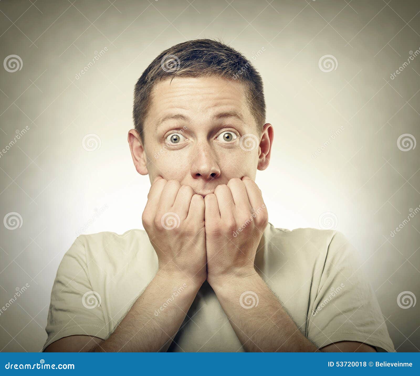 Portrait of amazed man stock photo. Image of people, feeling - 53720018
