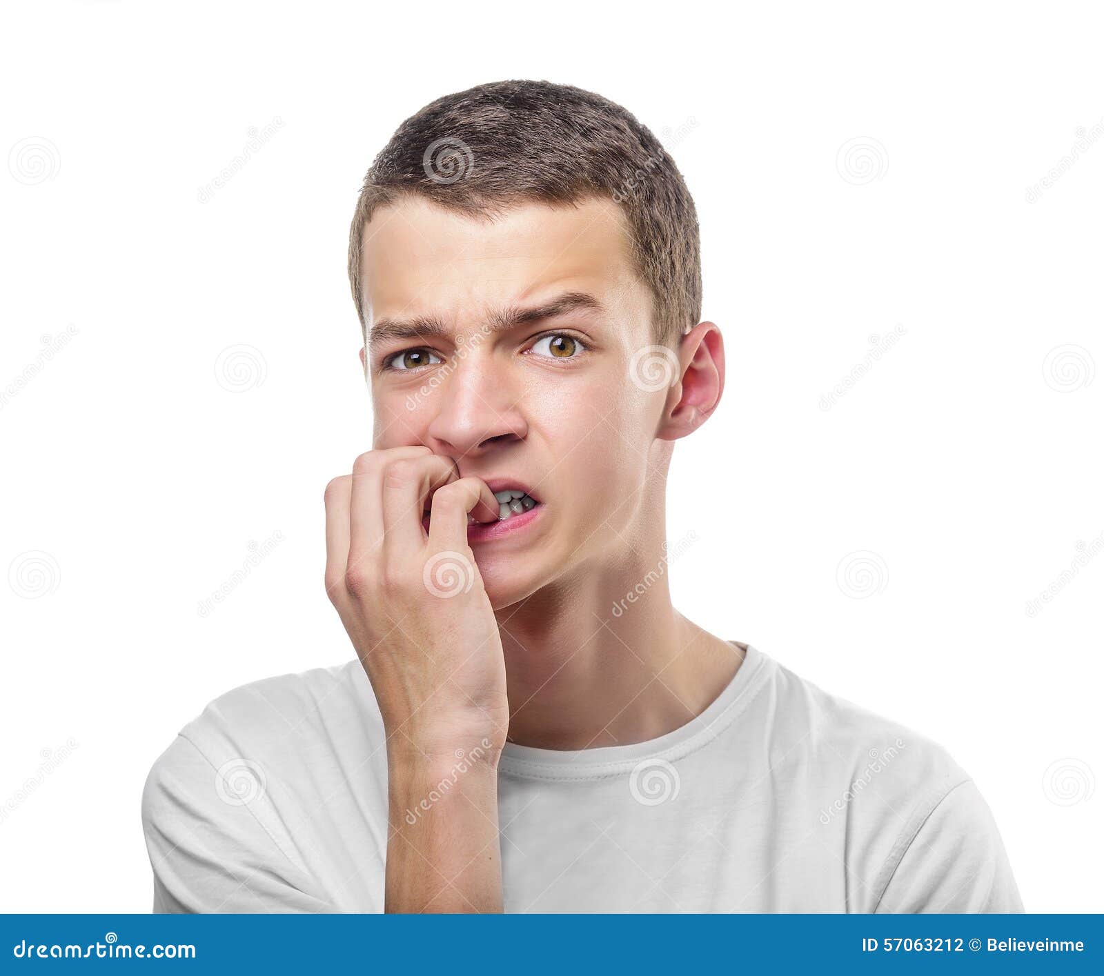 Portrait of amazed man stock photo. Image of shout, attractive - 57063212